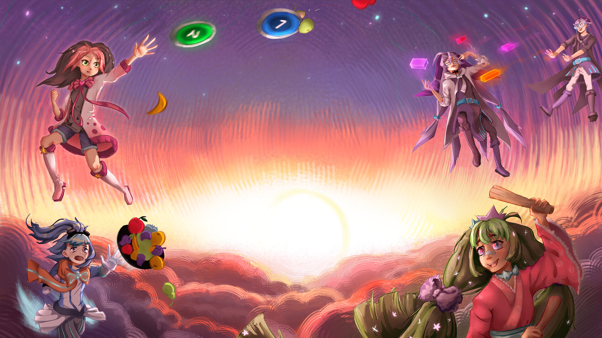 ArtStation - osu! Aerial Antics Art Contest 2024