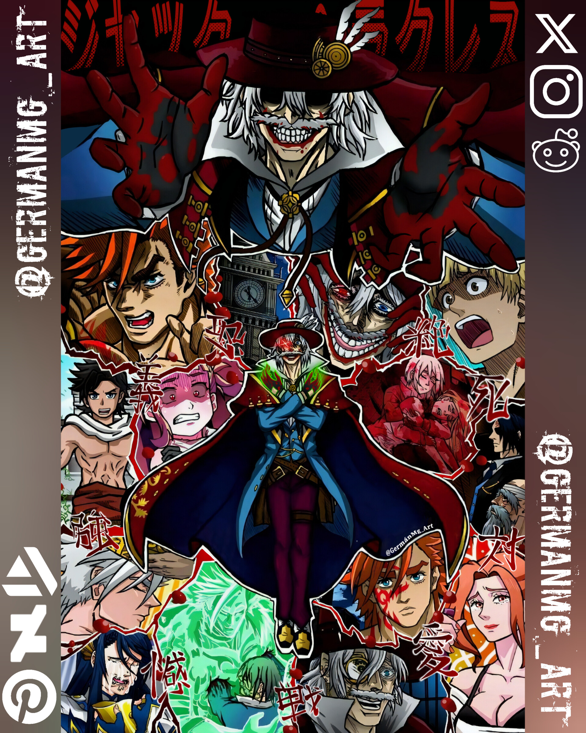 ArtStation - Jack The RIpper Vs Heracles - Record of Ragnarok Digital ...