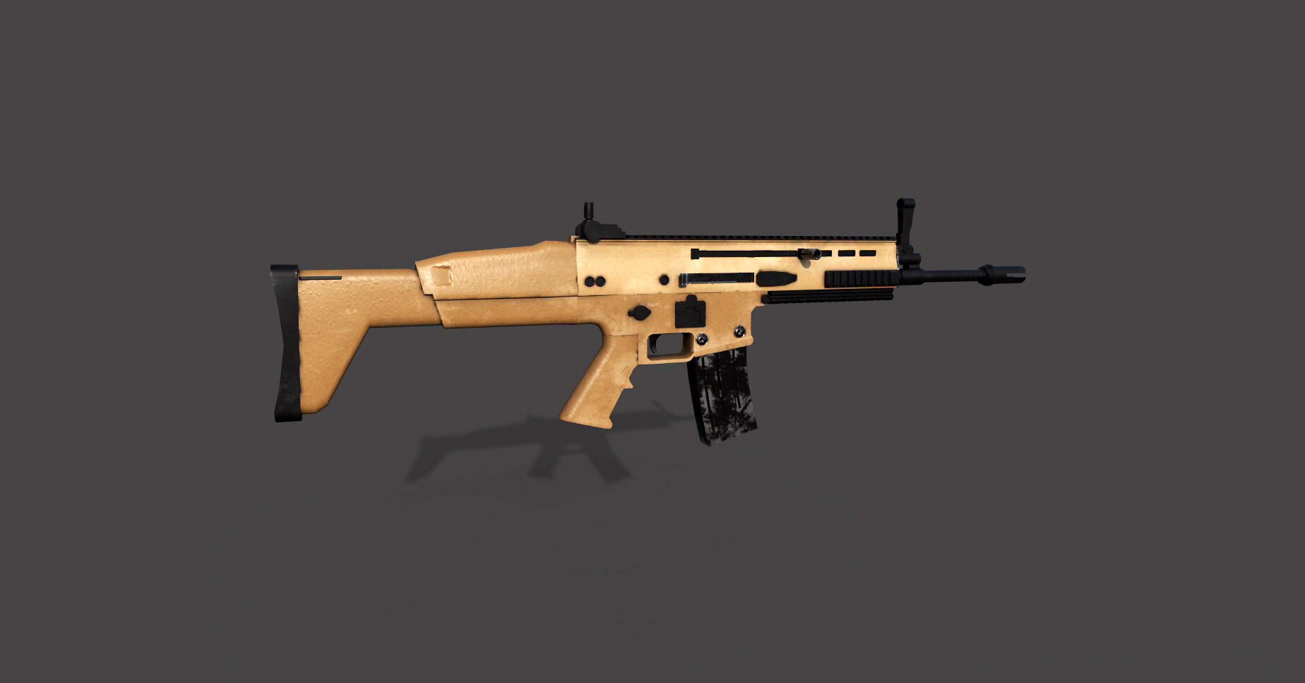 ArtStation - SCAR-L GUN MODEL