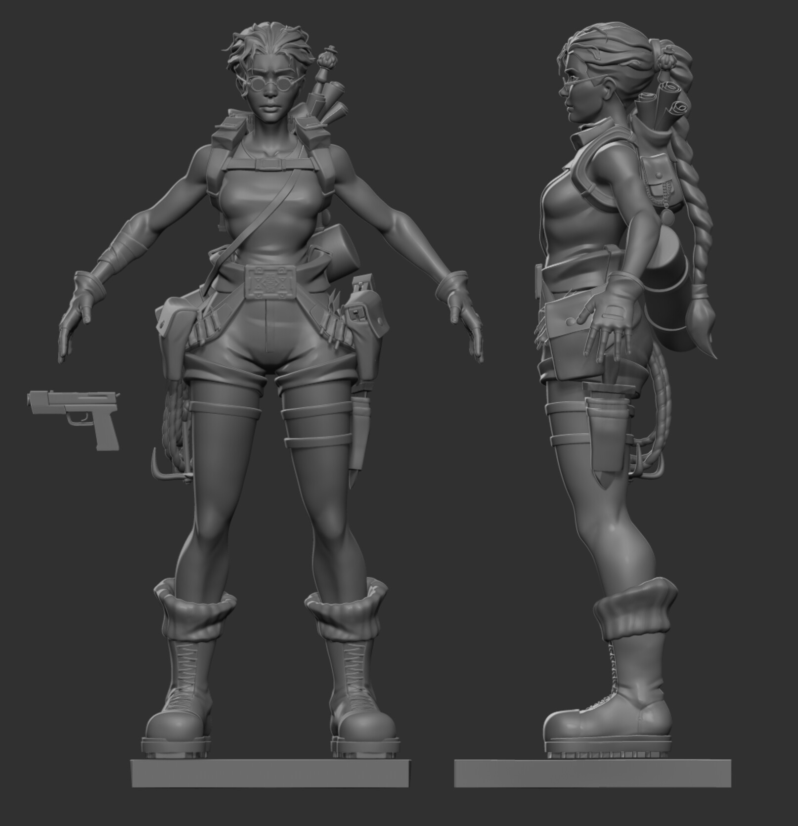 Piotr Majkutewicz - peter3d.art - LARA CROFT - Stylized UE5 model