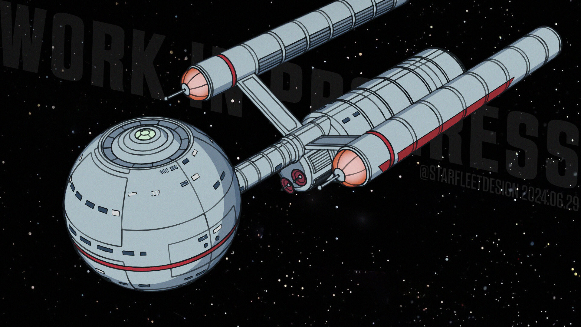 StarfleetDesign - Assorted 2.5D starships