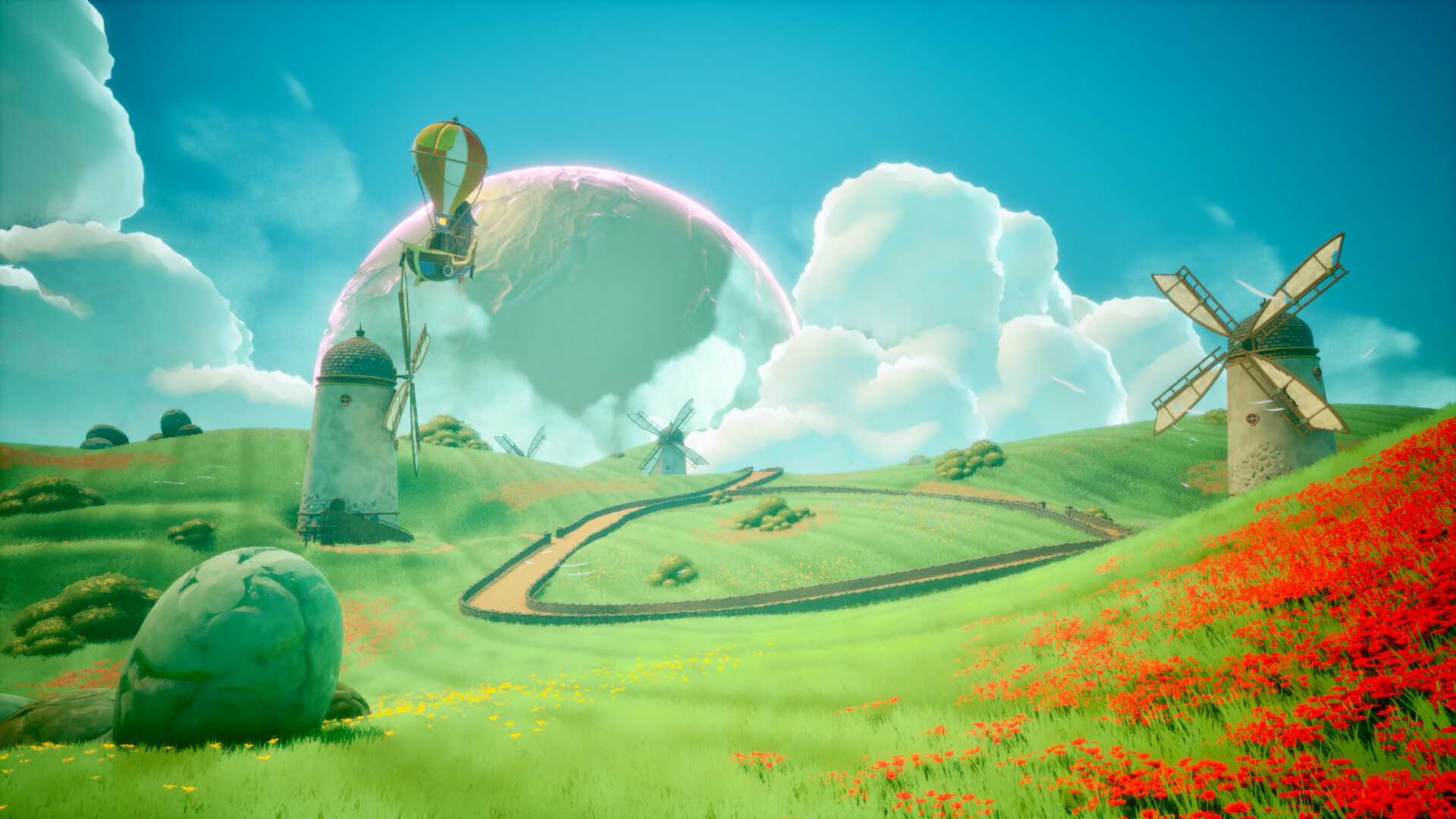 Giuseppe Fanelli - Stylized Hills Planet