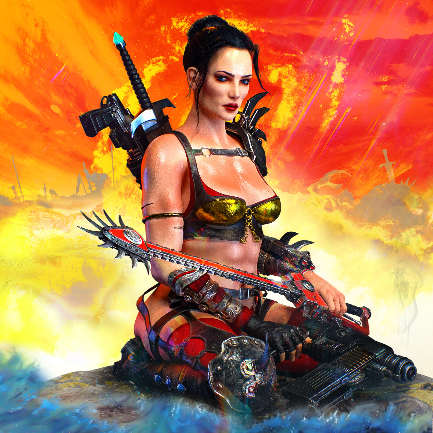 ArtStation - Heavy Metal: F.A.K.K. 2 | Julie | Fan Art