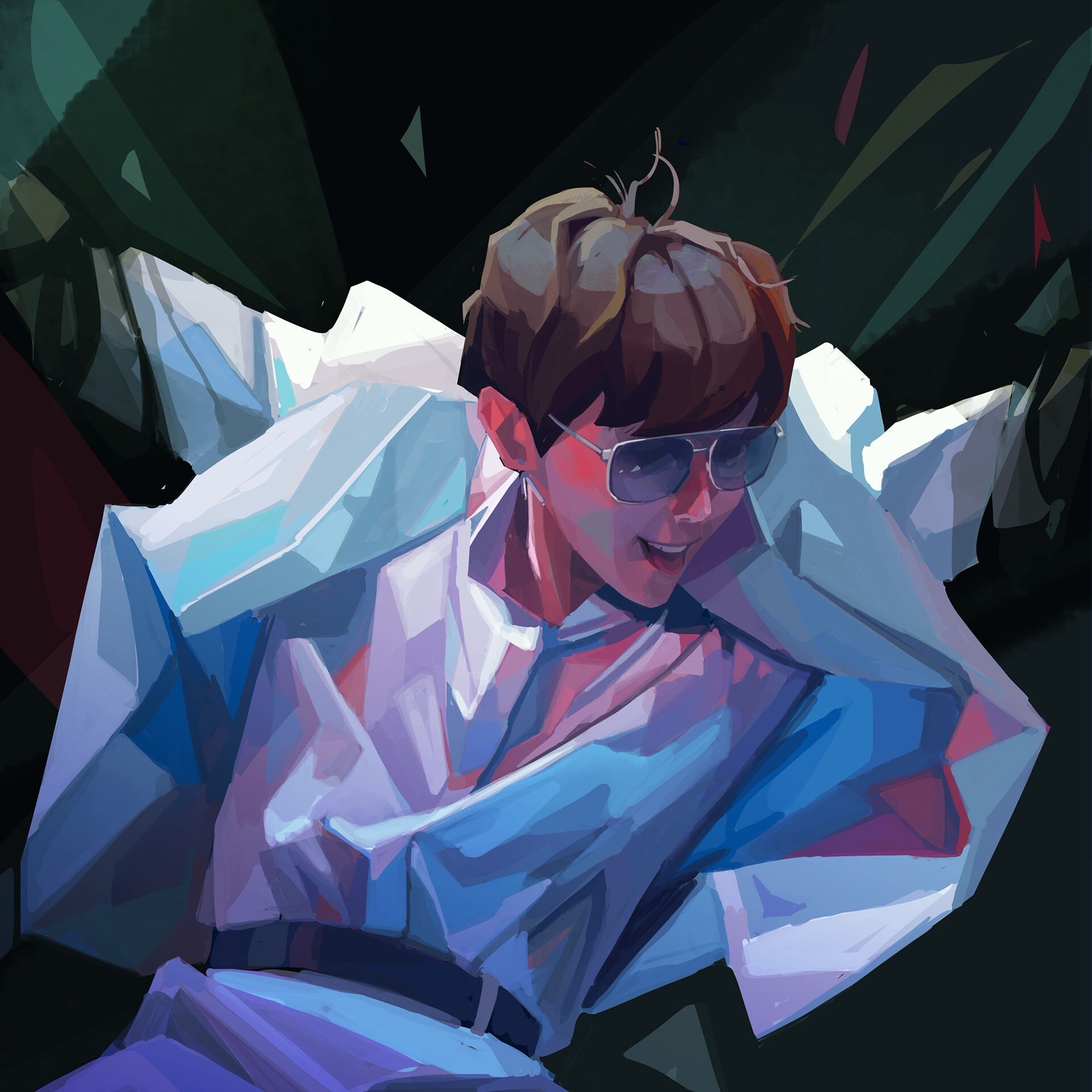 Jasmine Liu - BTS Set