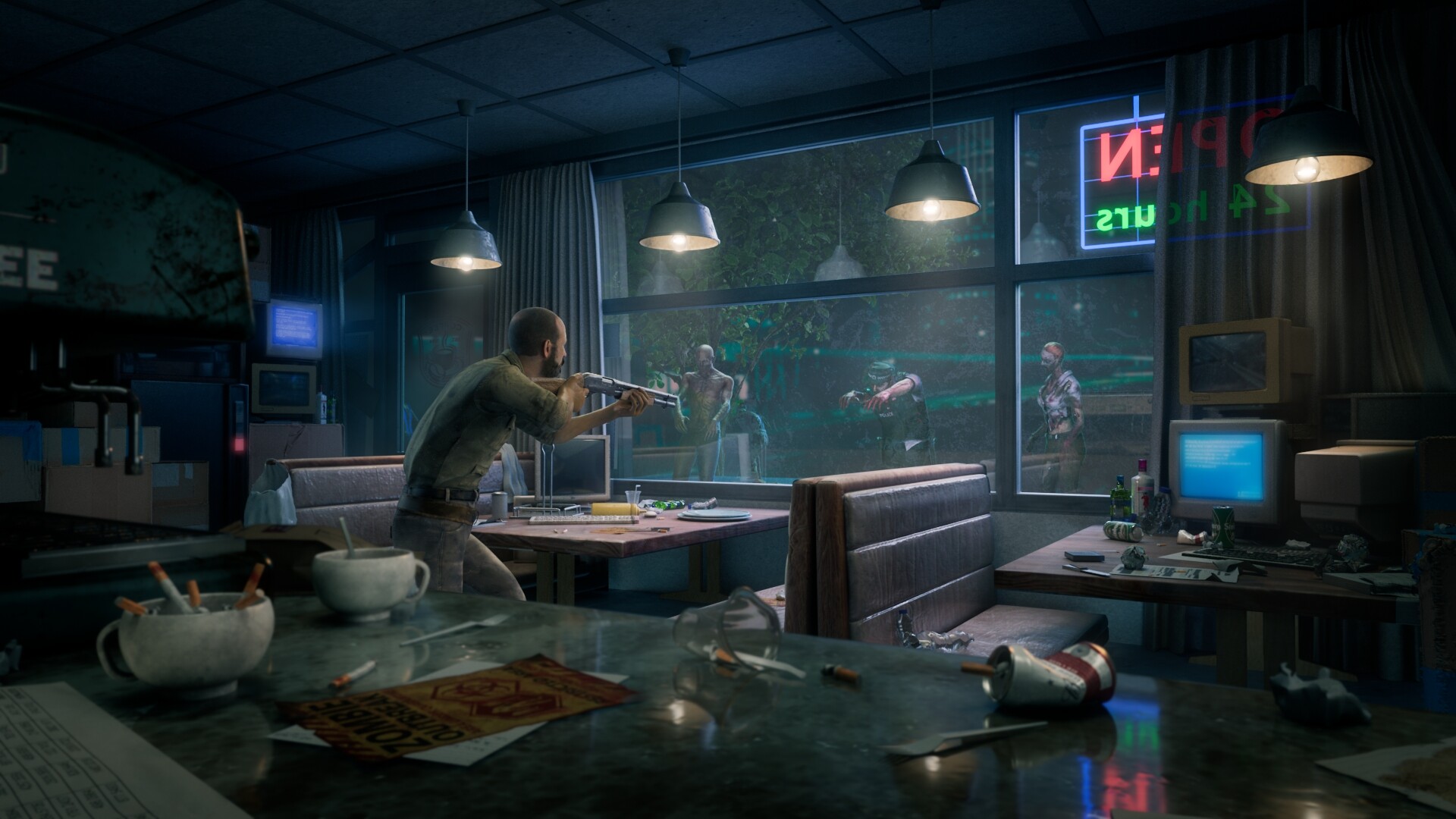 ArtStation - Cafetería zombie