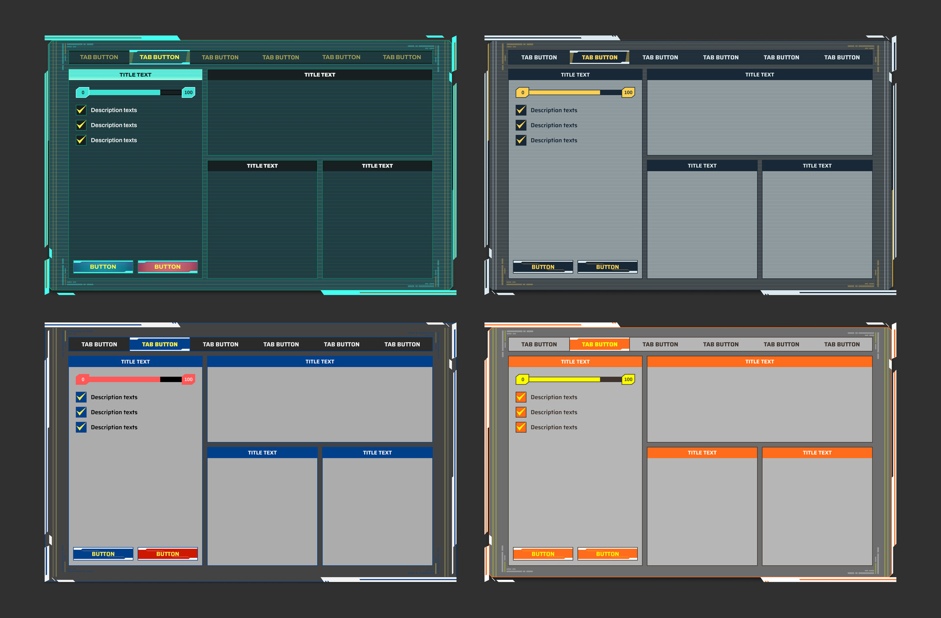 ArtStation - UI style explorations of popup