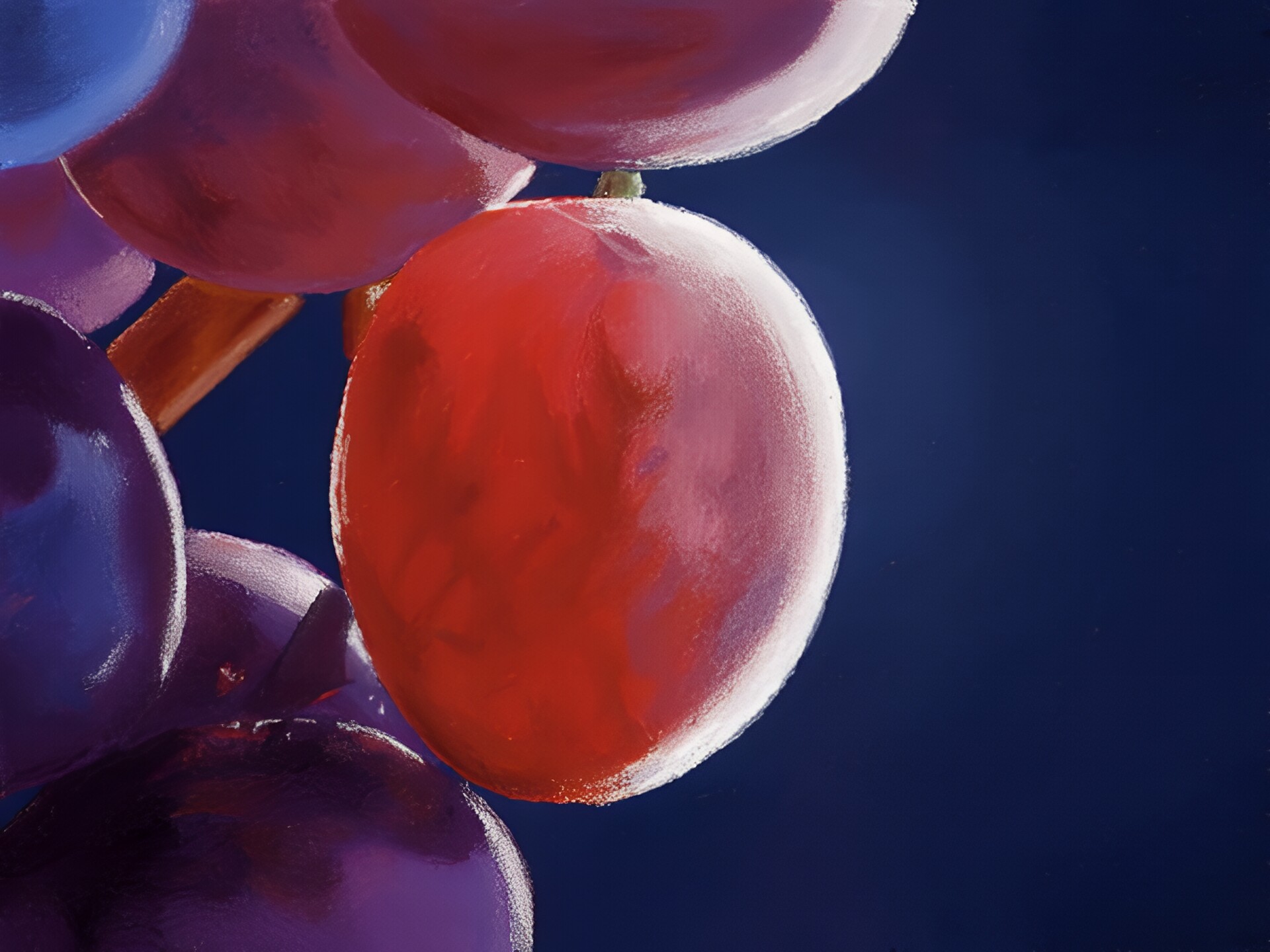 ArtStation - Colorful grapes