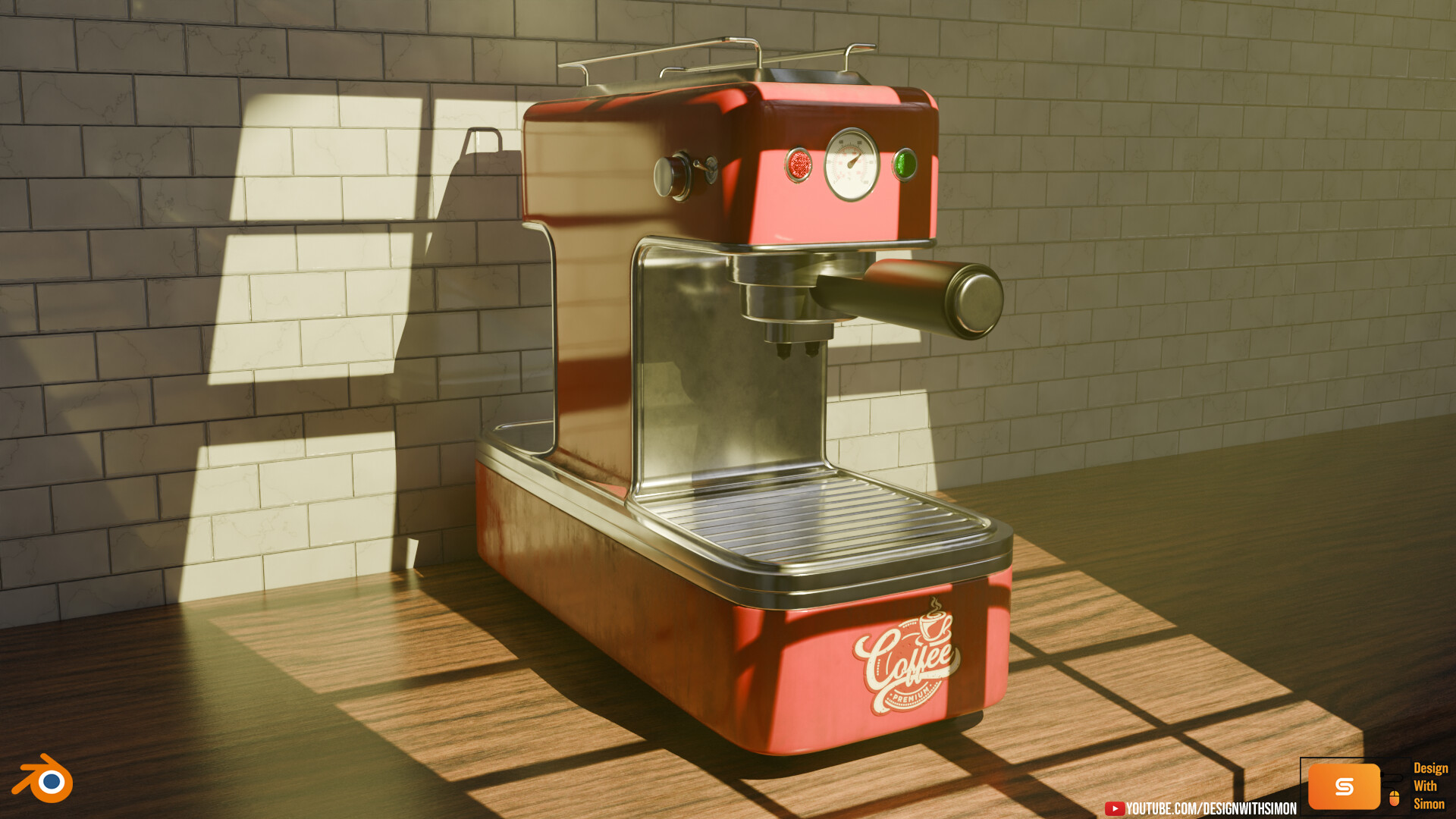 ArtStation - Retro coffee machine