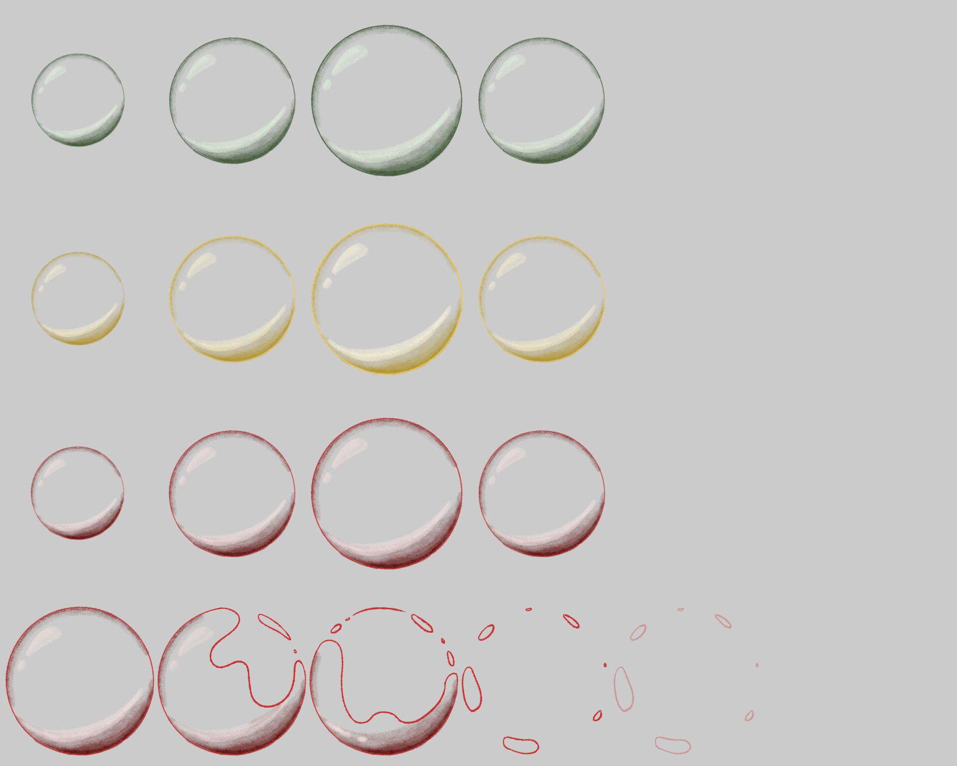 ArtStation - Monster Health Sprite Sheets