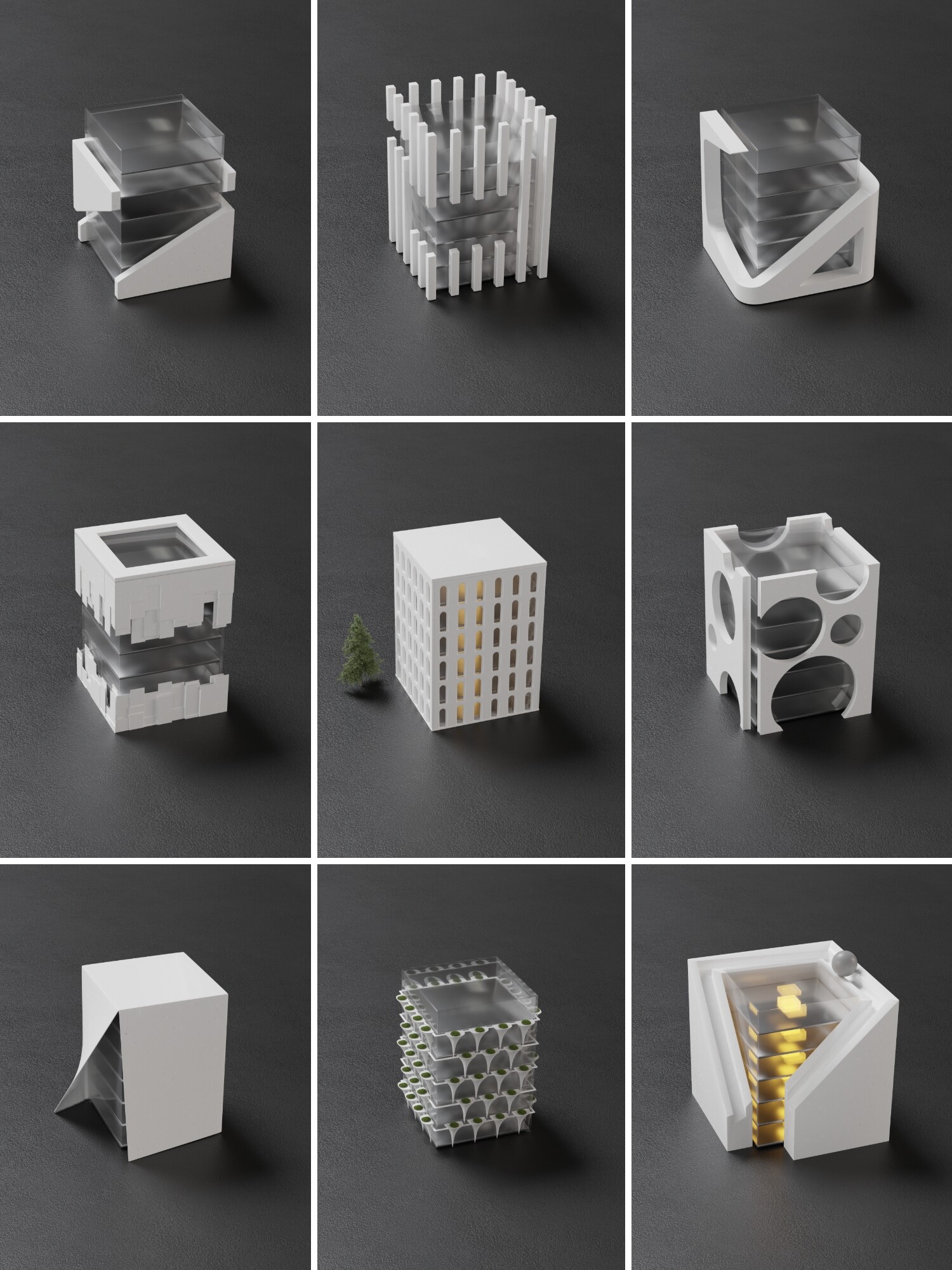 ArtStation - Massing Inspiration