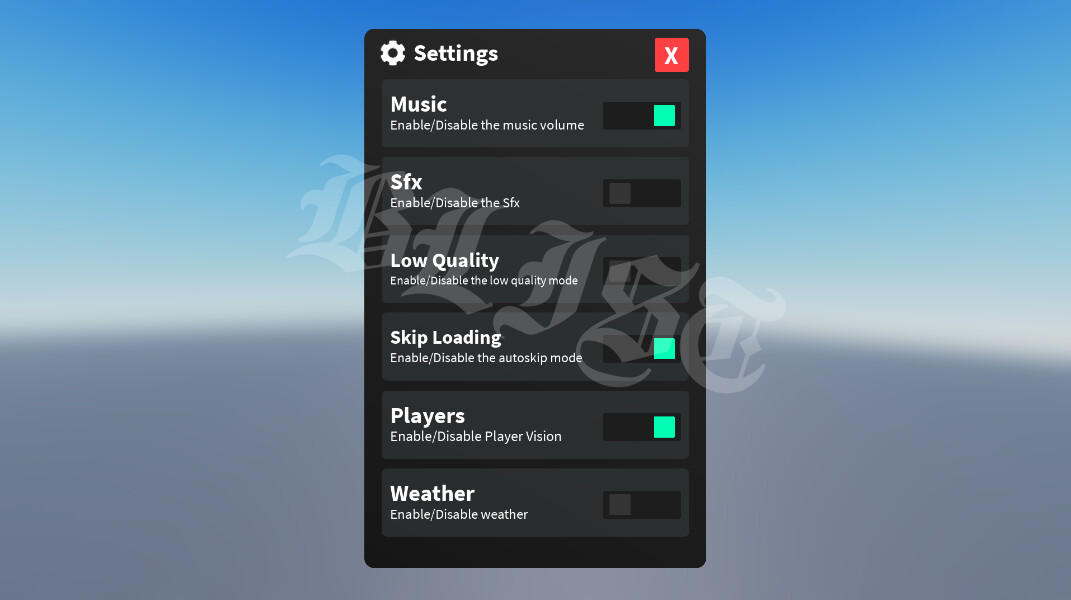 ArtStation - SETTINGS GUI