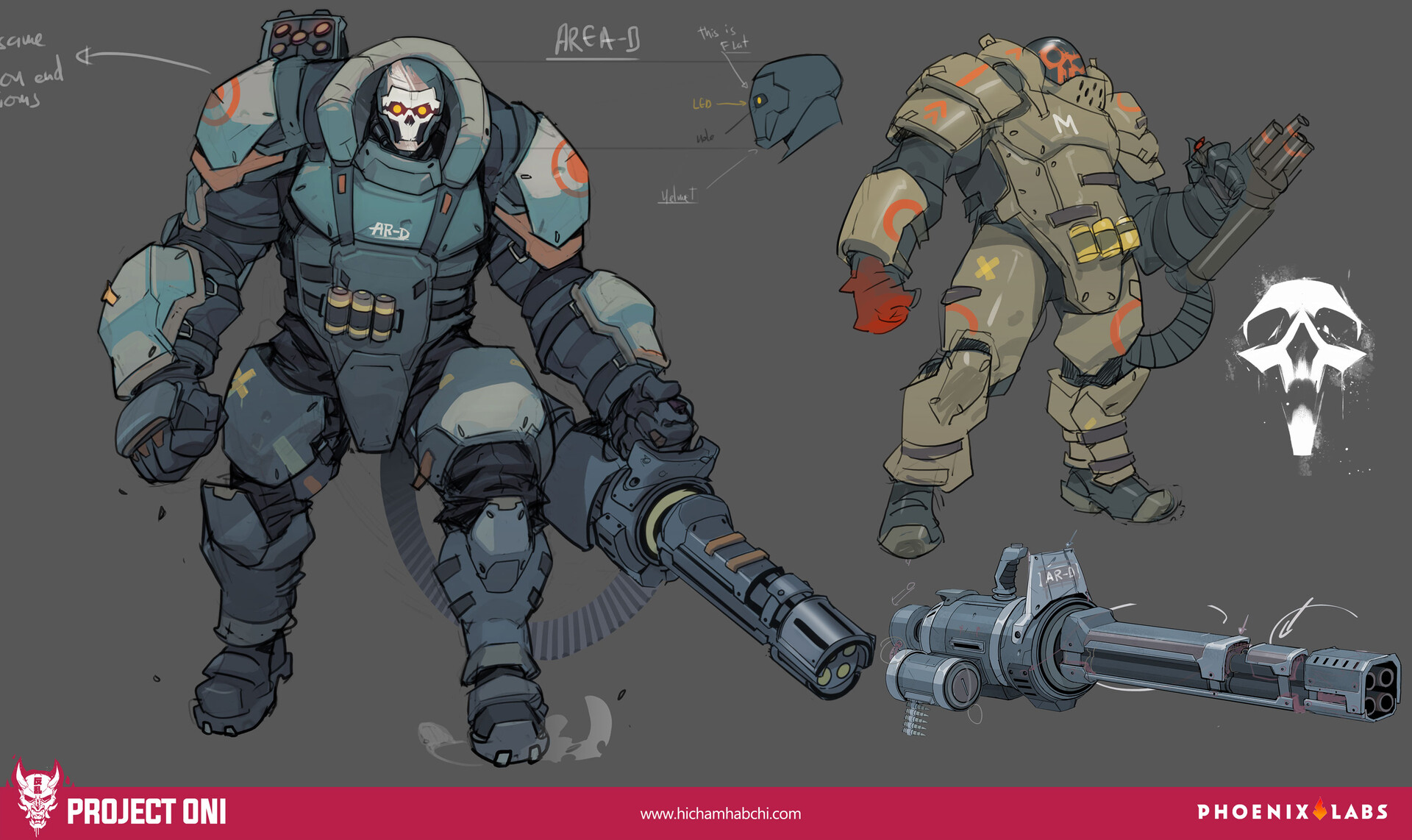 Hicham Habchi - Project ONI (Unrealeased) -- Character Art Style