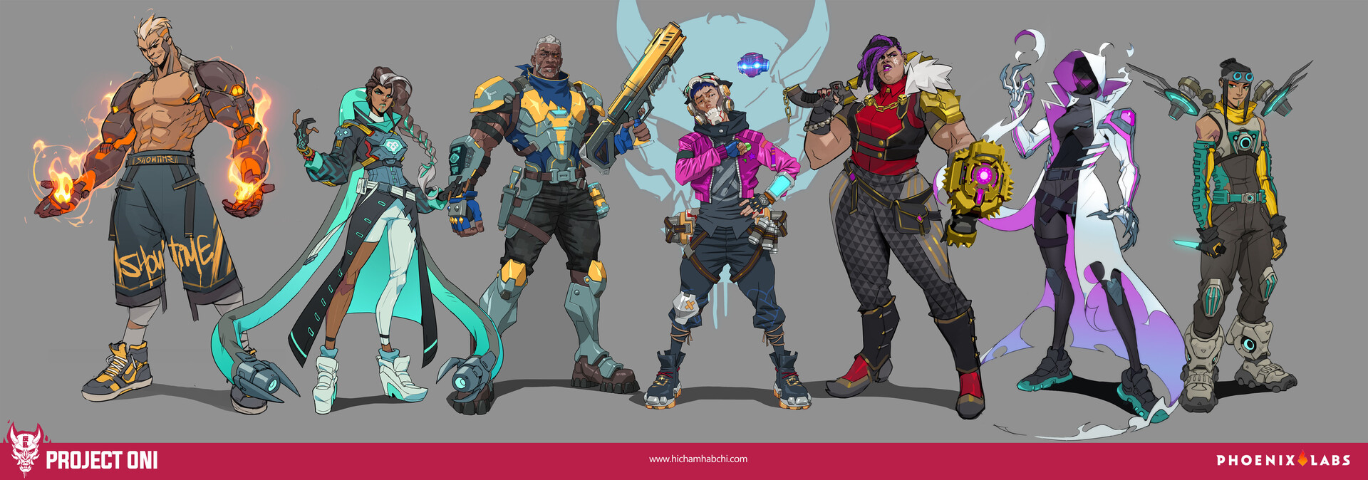 Hicham Habchi - Project ONI (Unrealeased) -- Character Art Style