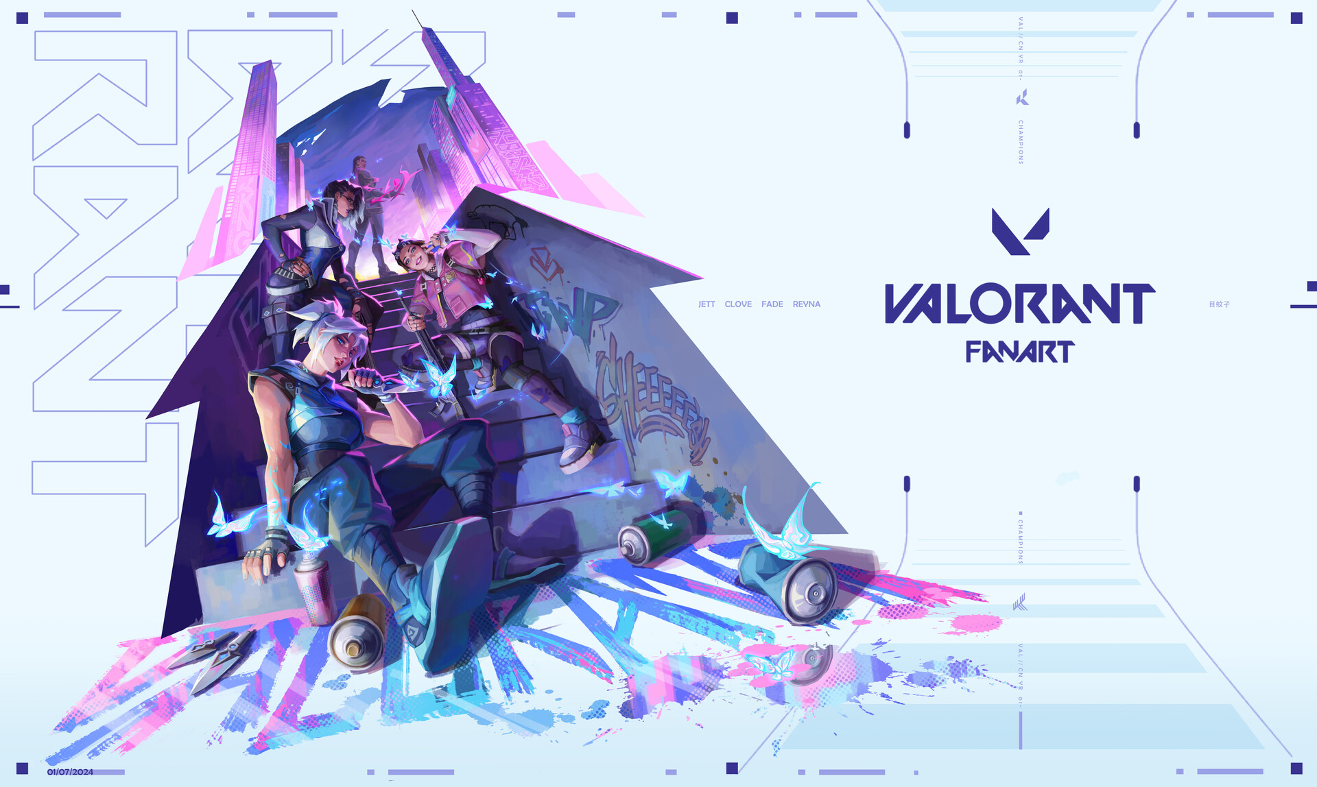 ArtStation - Valorant fanart