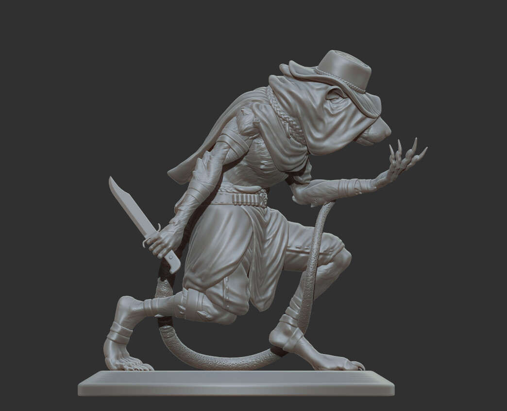 ArtStation - Rat cowboy