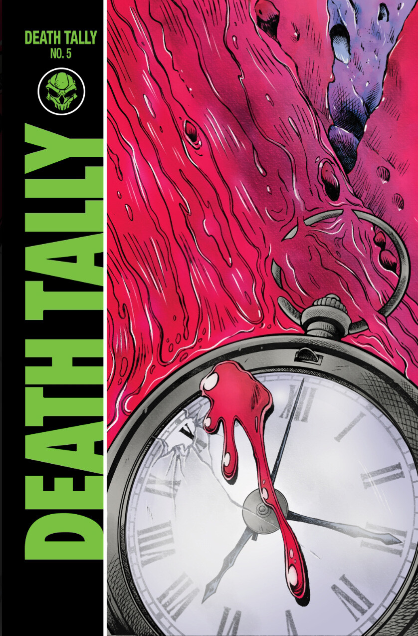 Gabriel Serra - The Death Tally issue 5 variant cover homege Watchmen