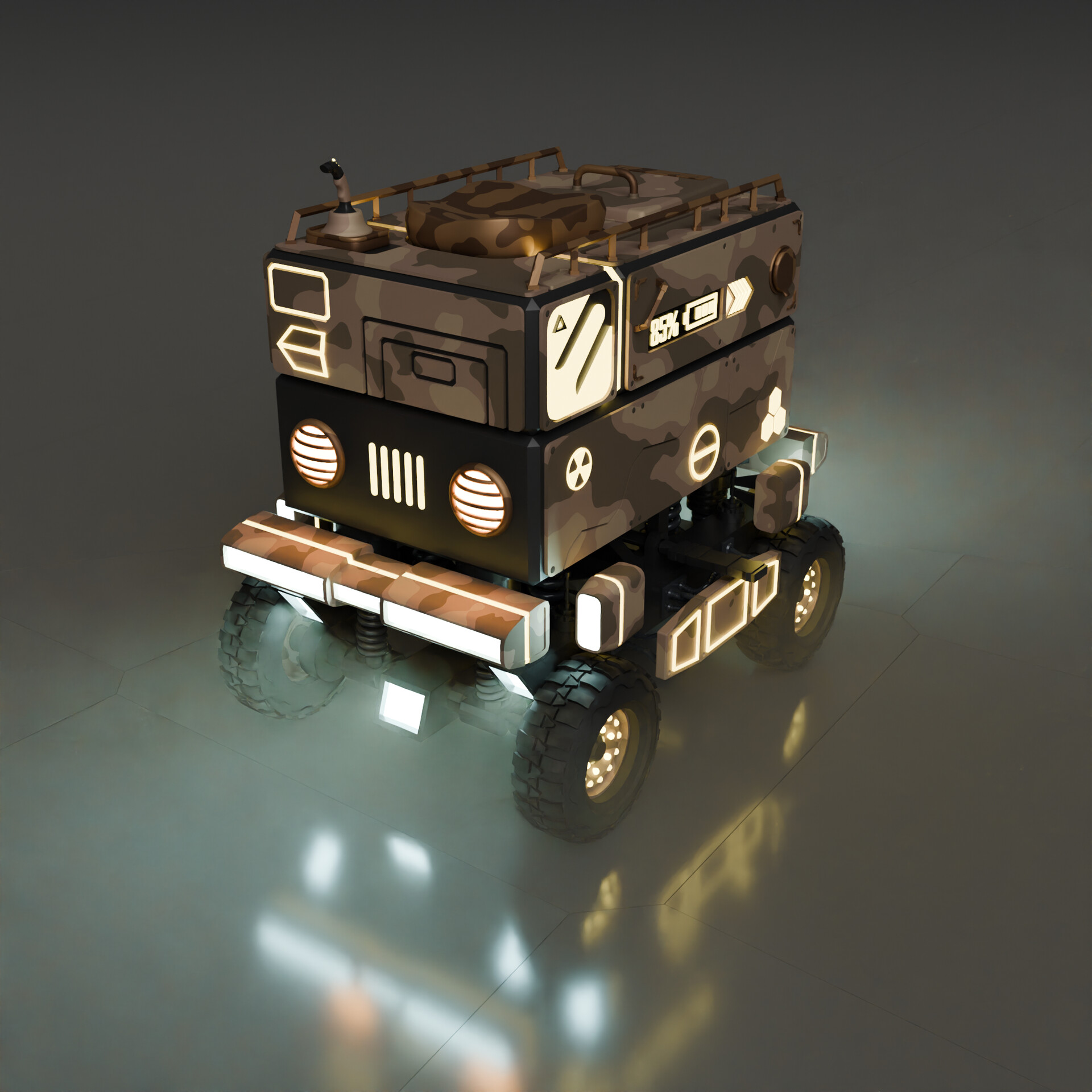ArtStation - Little Box Jeep 3D