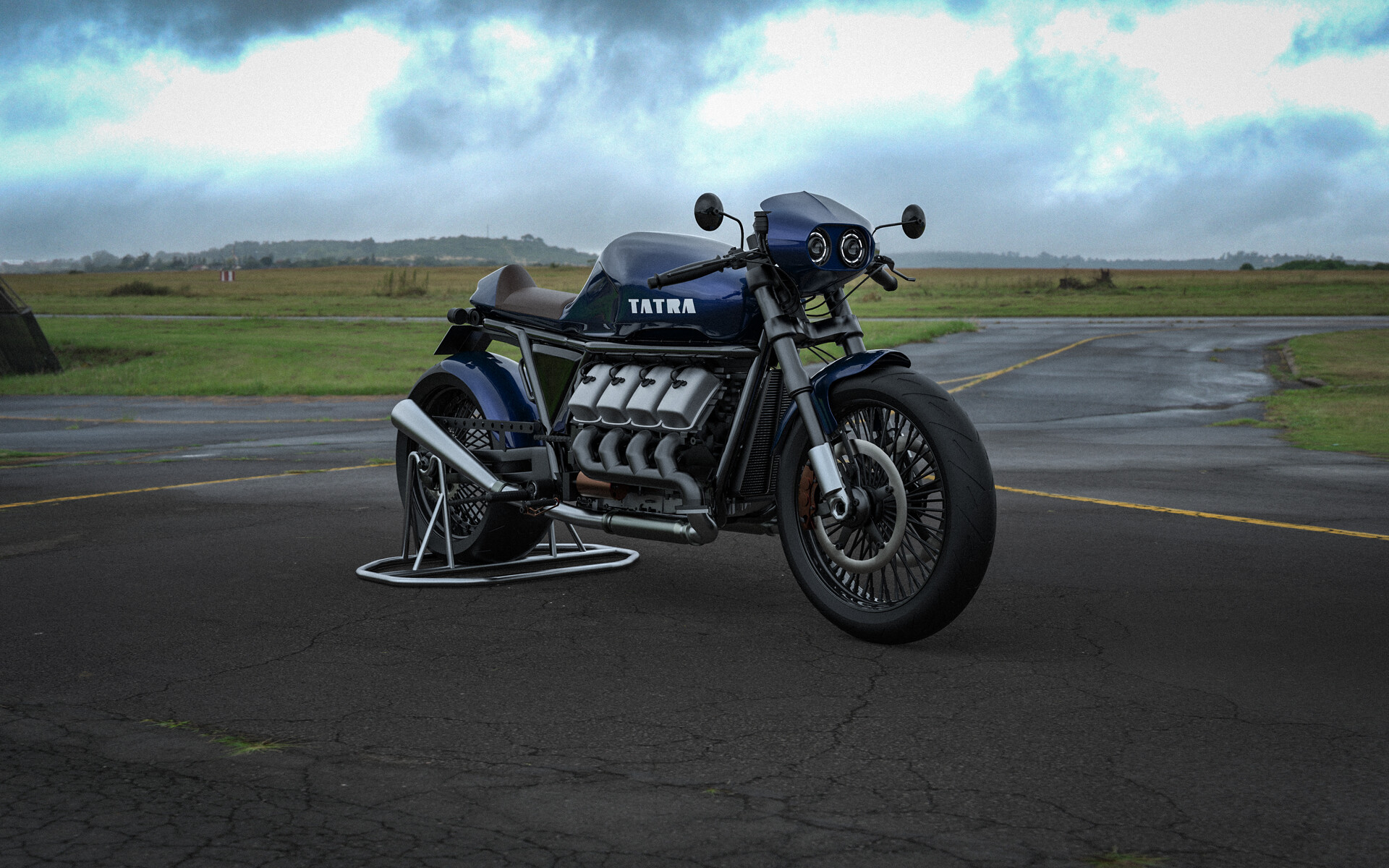 ArtStation - Tatra V8 Cafe-Racer vol.2