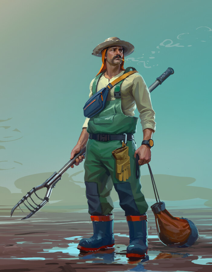 ArtStation - clam catcher