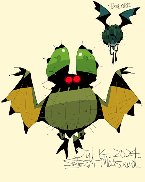 ArtStation - Cactus Bat