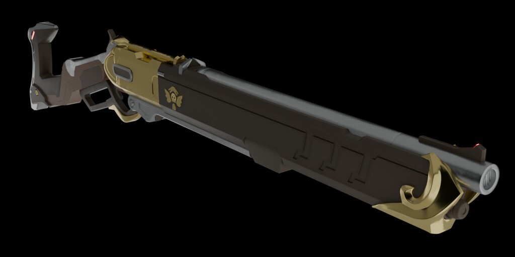ArtStation - Ashe's weapon from Overwatch