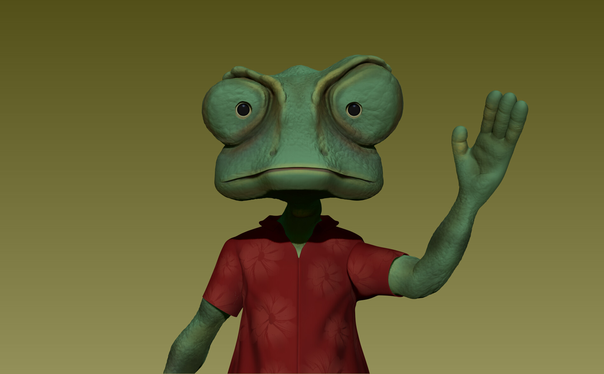 ArtStation - Rango 3D Character Fan Art