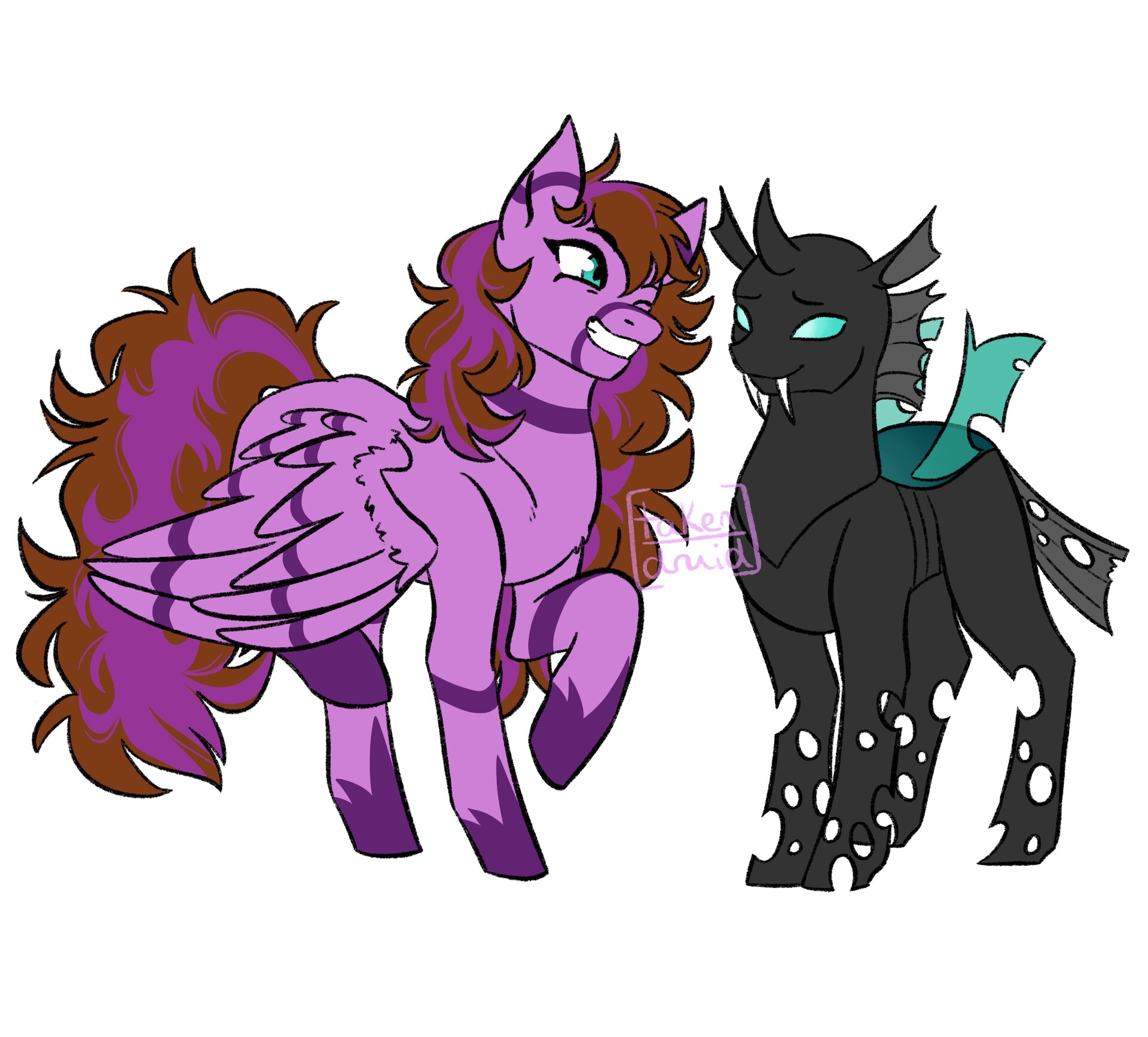 how to draw my little pony thorax