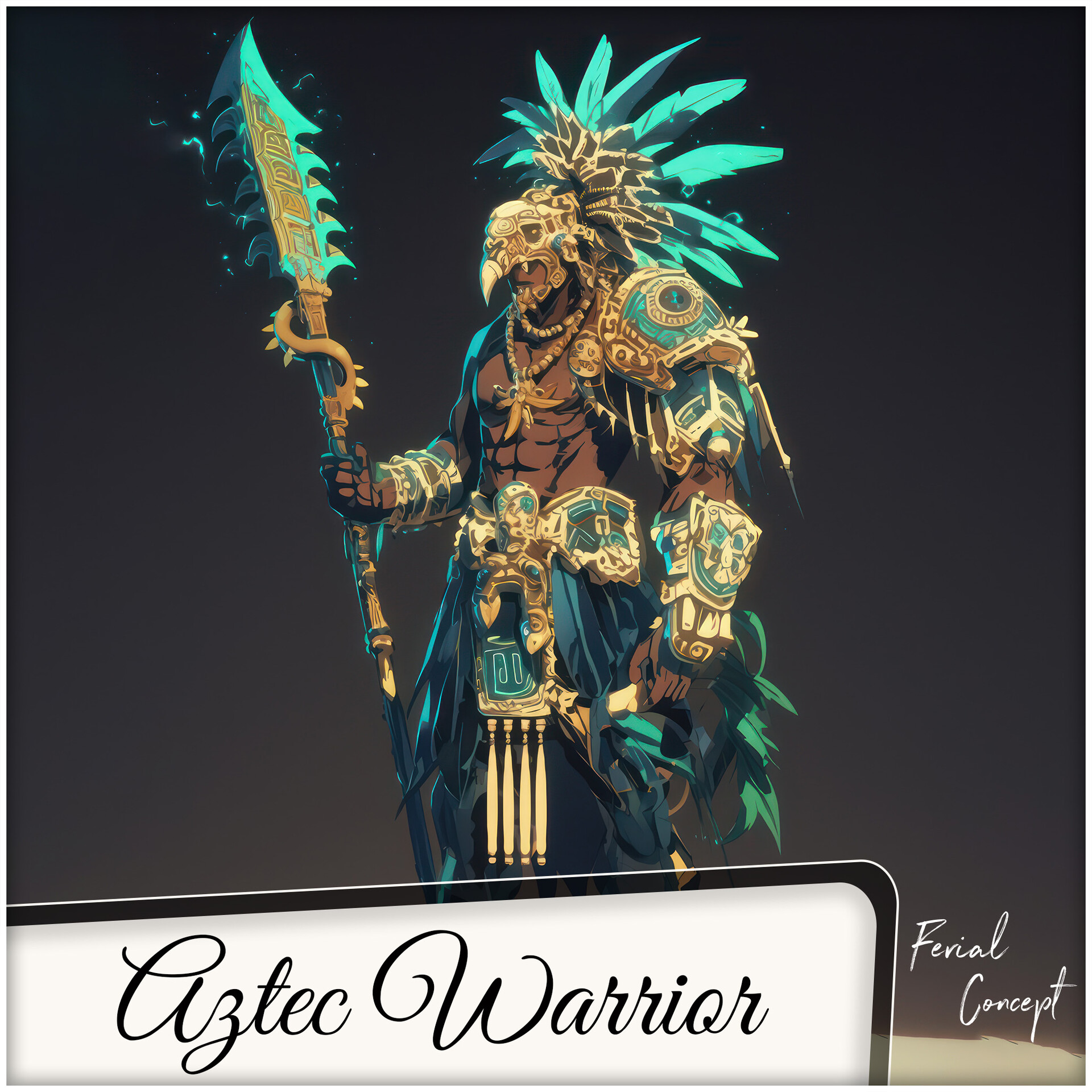 ArtStation - 🔹220 Aztec Warrior - Anime Character Reference Image Pack ...