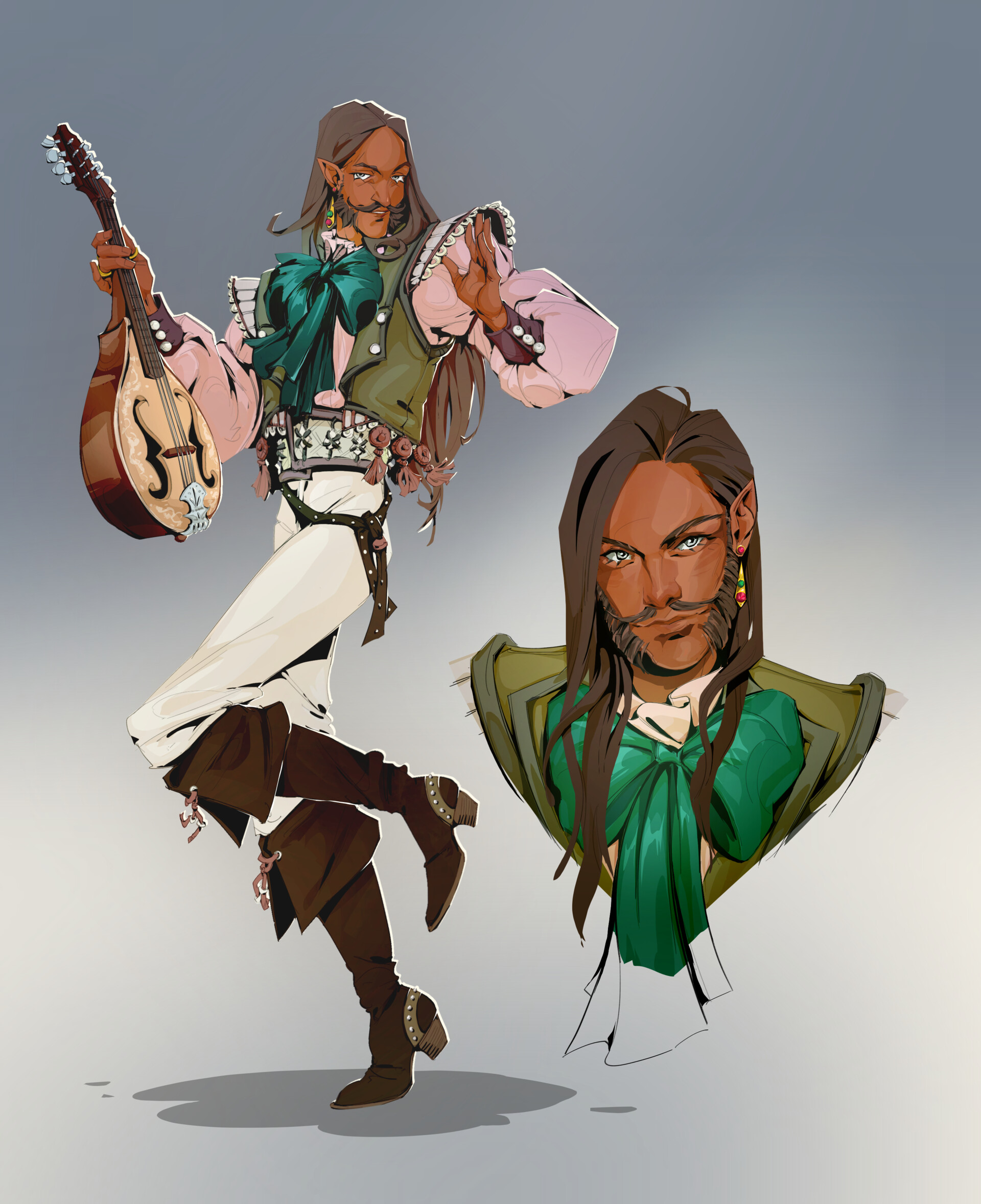 ArtStation - Private commission - Bard