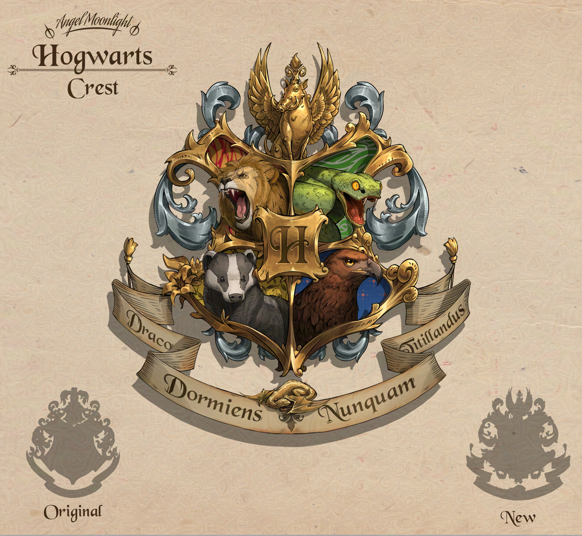 Angel Moonlight (Angel Huerta) - Harry Potter Fan Concept Art - Harry