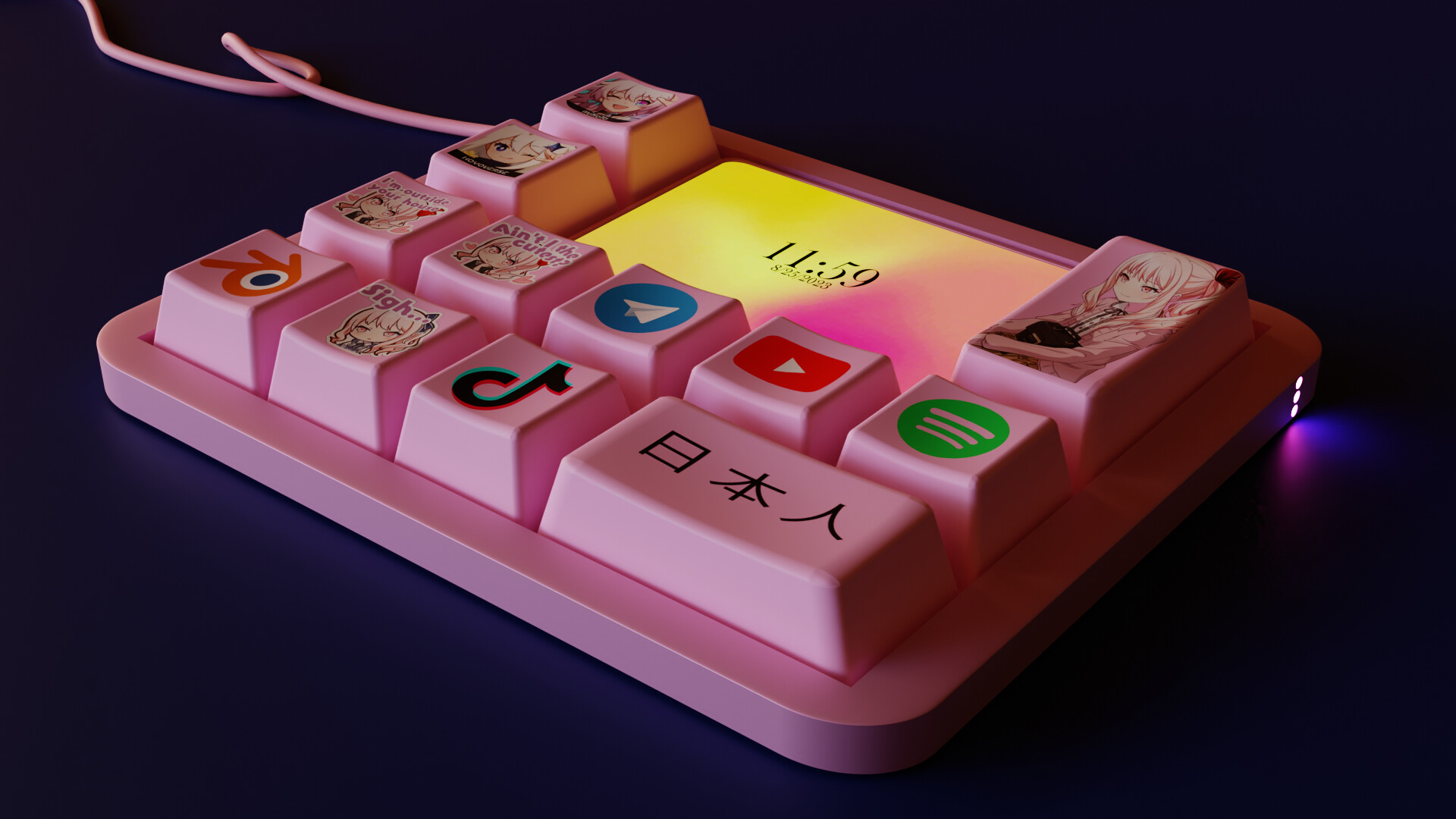 ArtStation - 3D Keyboard