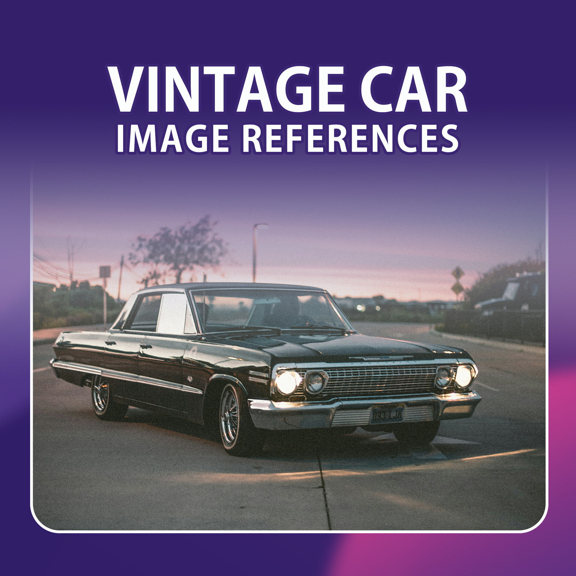 ArtStation - 400 Vintage Car Reference Pack – Vol 1