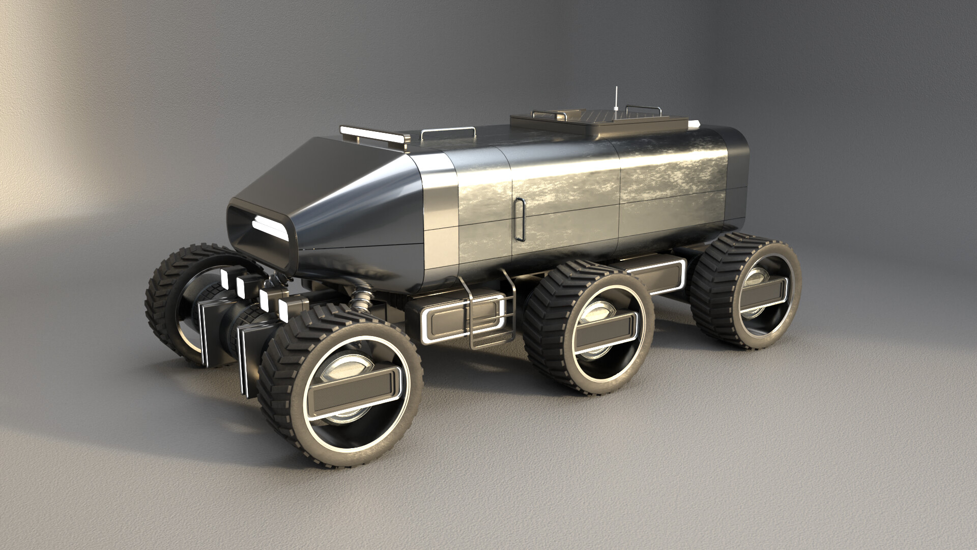 ArtStation - Space Rover inspired by artist Danilo saito
