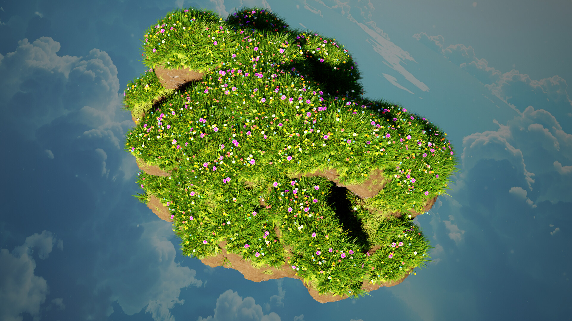 3D Tudor - Blender Geometry Node Terrain Generator