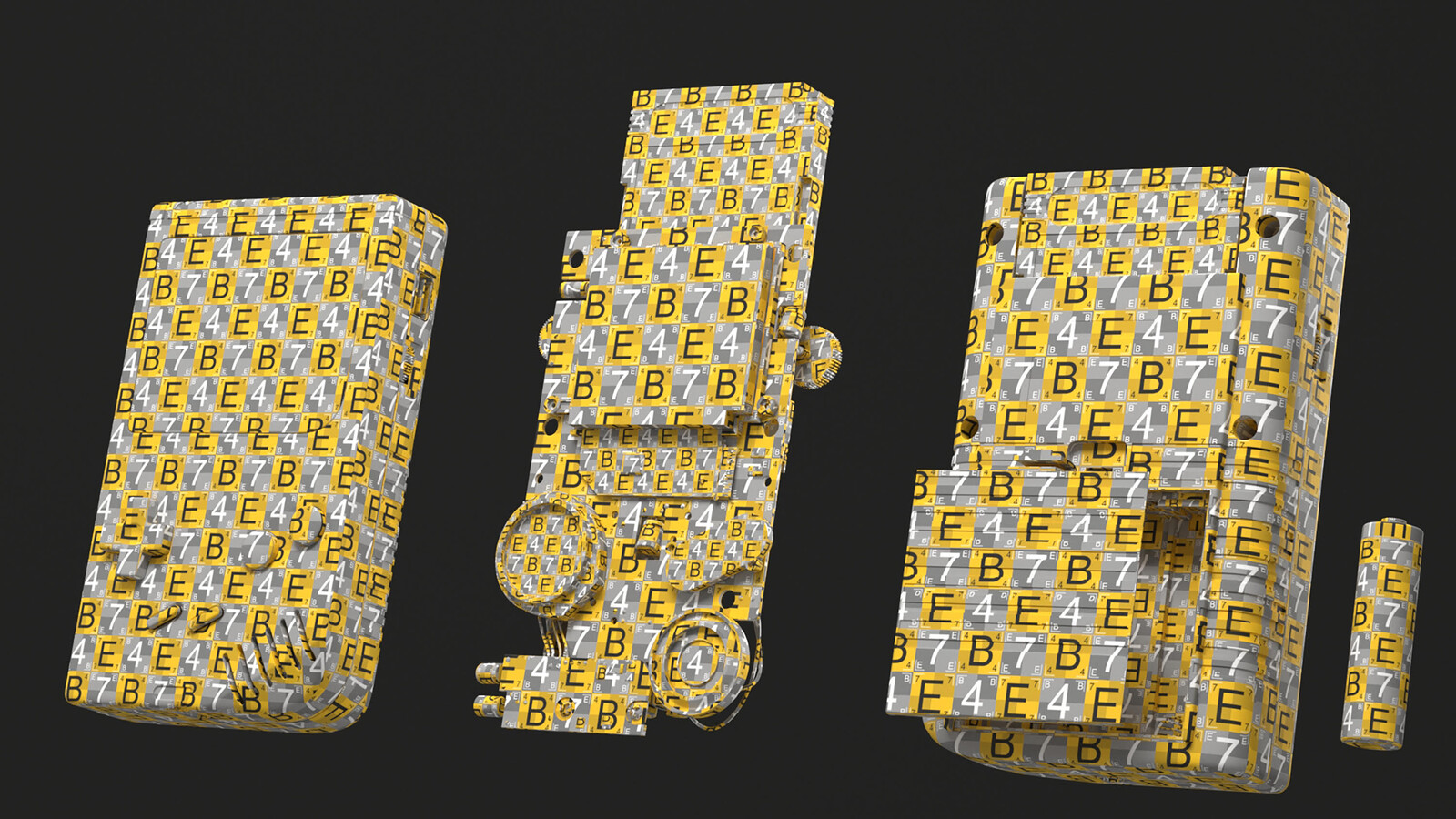 Games Artist - Game Boy - Prop Breakdown - Carla Albertelli