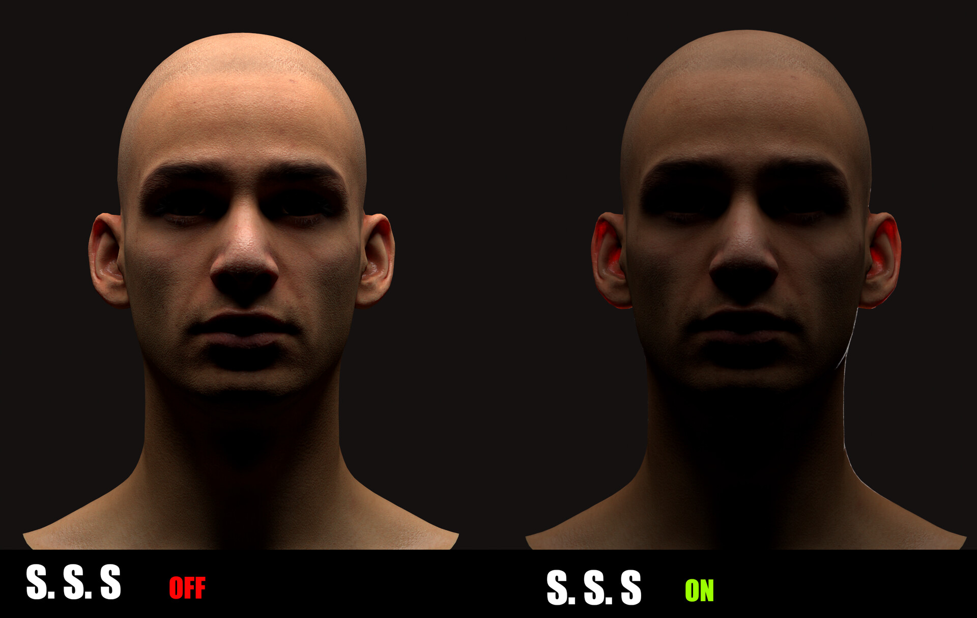 ArtStation - FACE RENDER MARMOSET