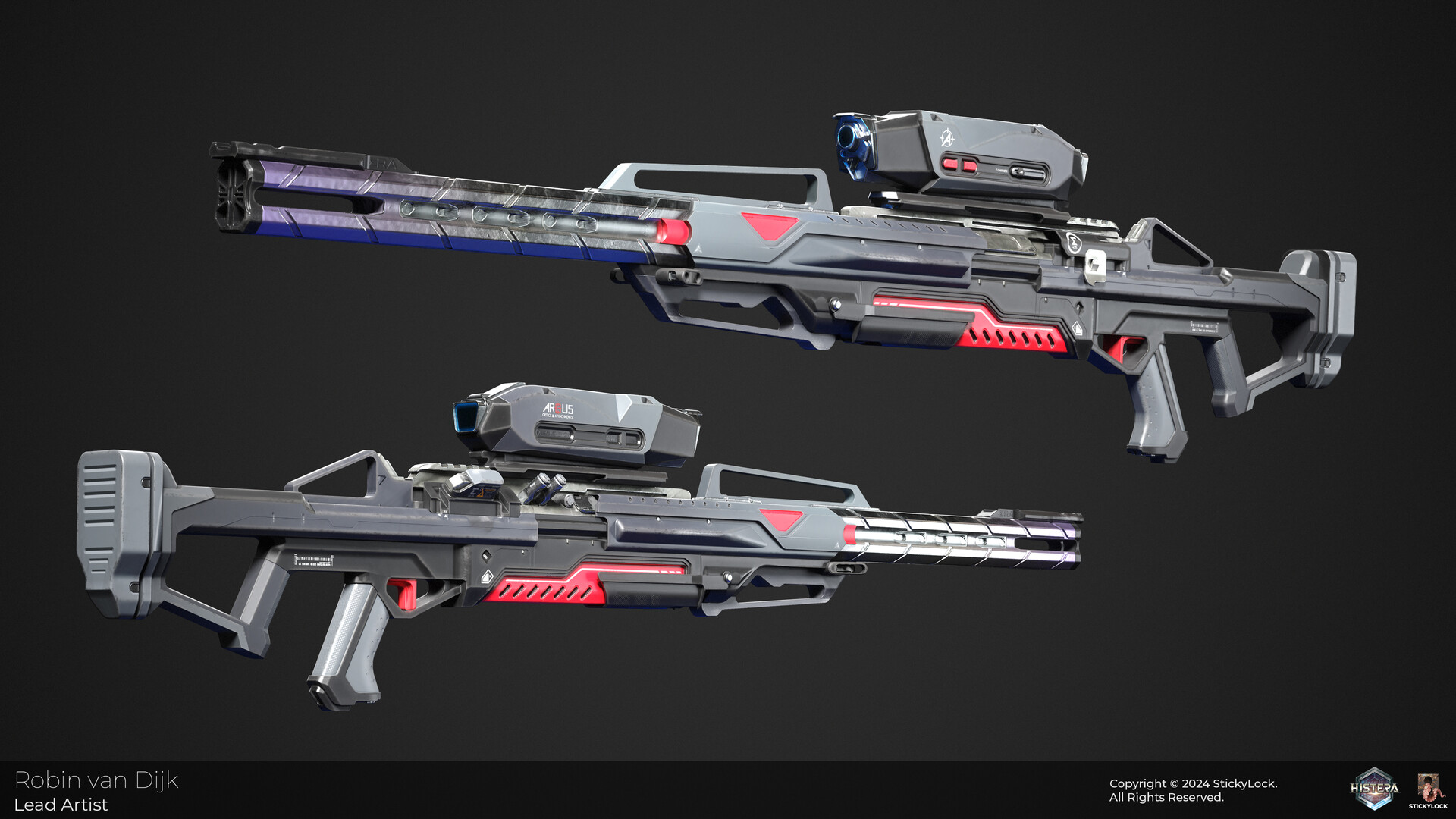 Robin van Dijk - Histera - Sci-Fi Weapons