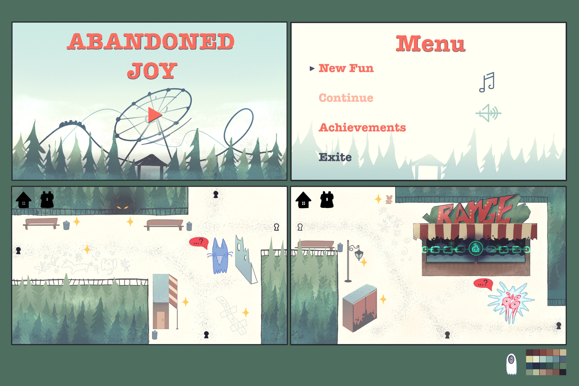 ArtStation - Abandoned Joy [game concepts]