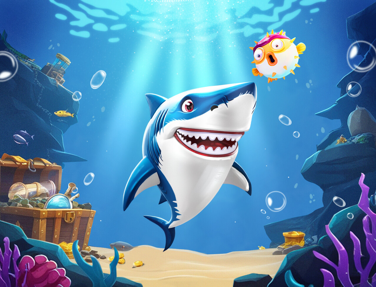 ArtStation - Mobile game Shark Level Adventure