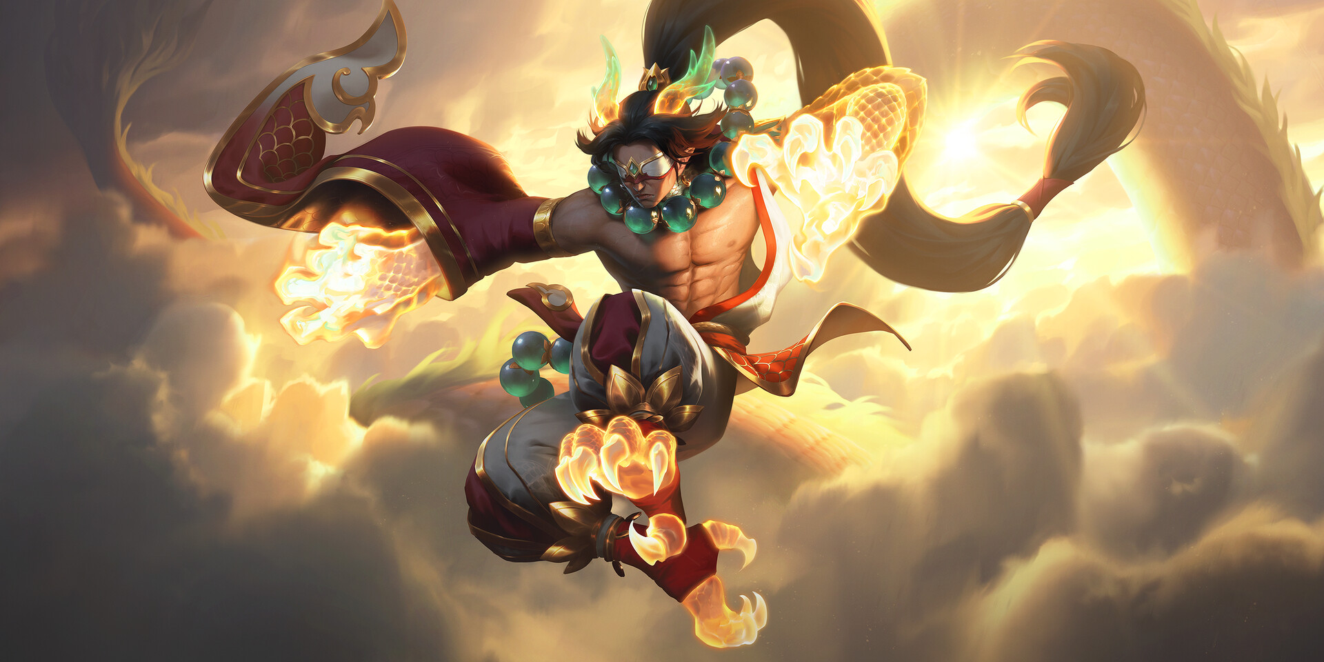 ArtStation - Divine Heavenscale Lee Sin lvl2 - Legends of Runeterra