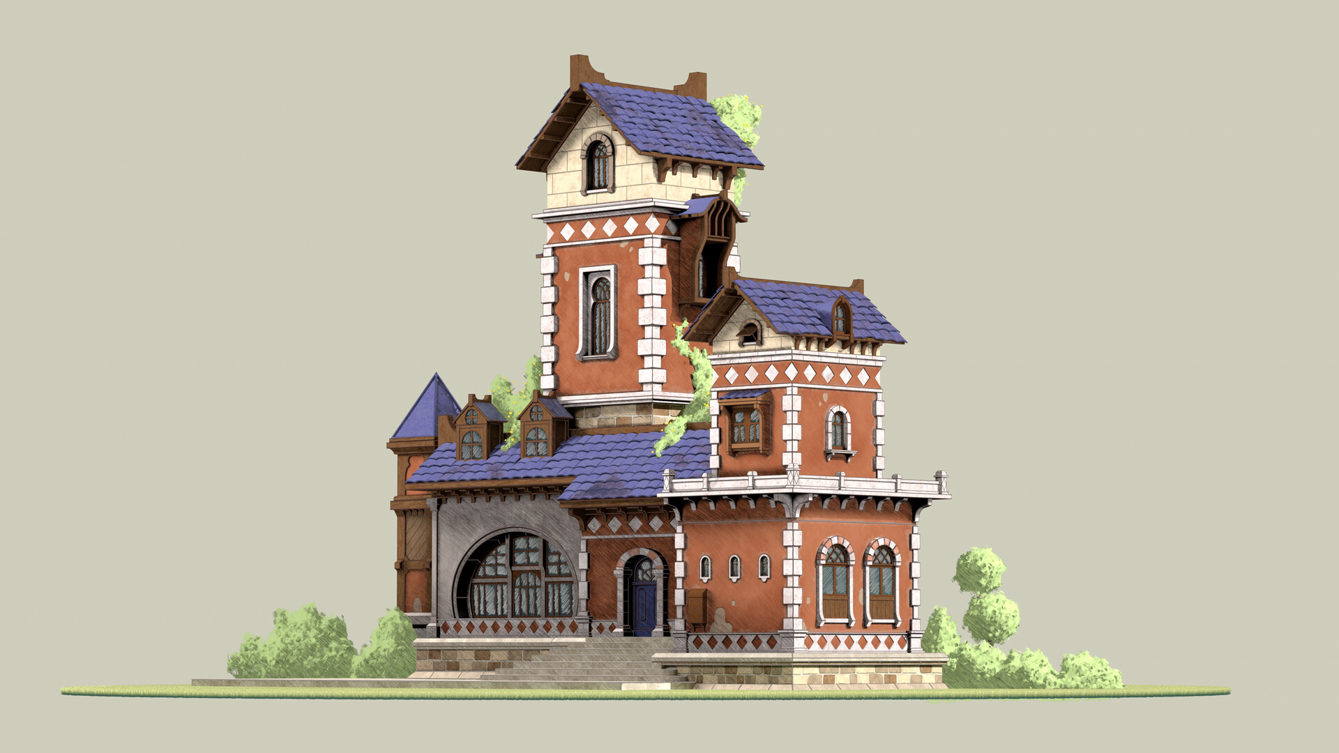 ArtStation - School Building