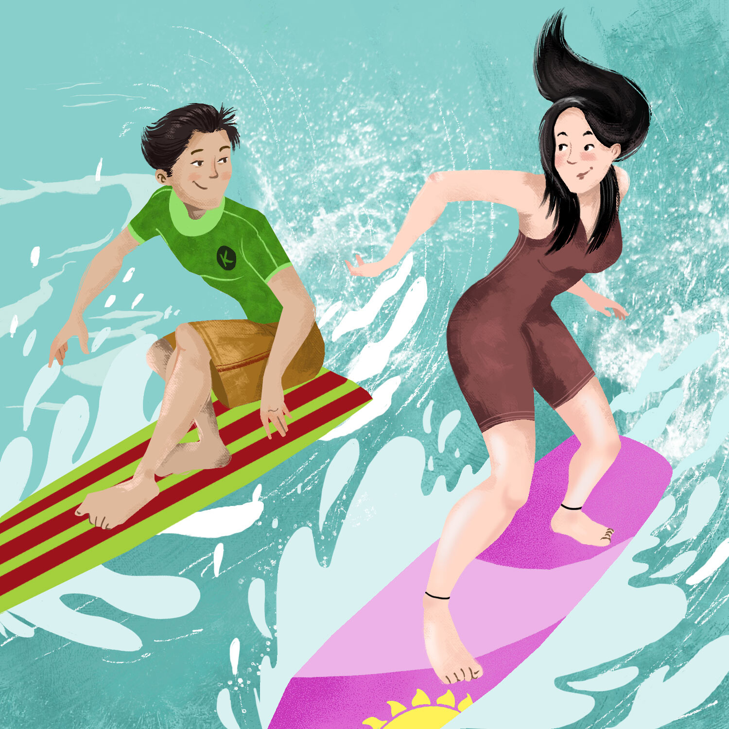 ArtStation - Happy Surfing..