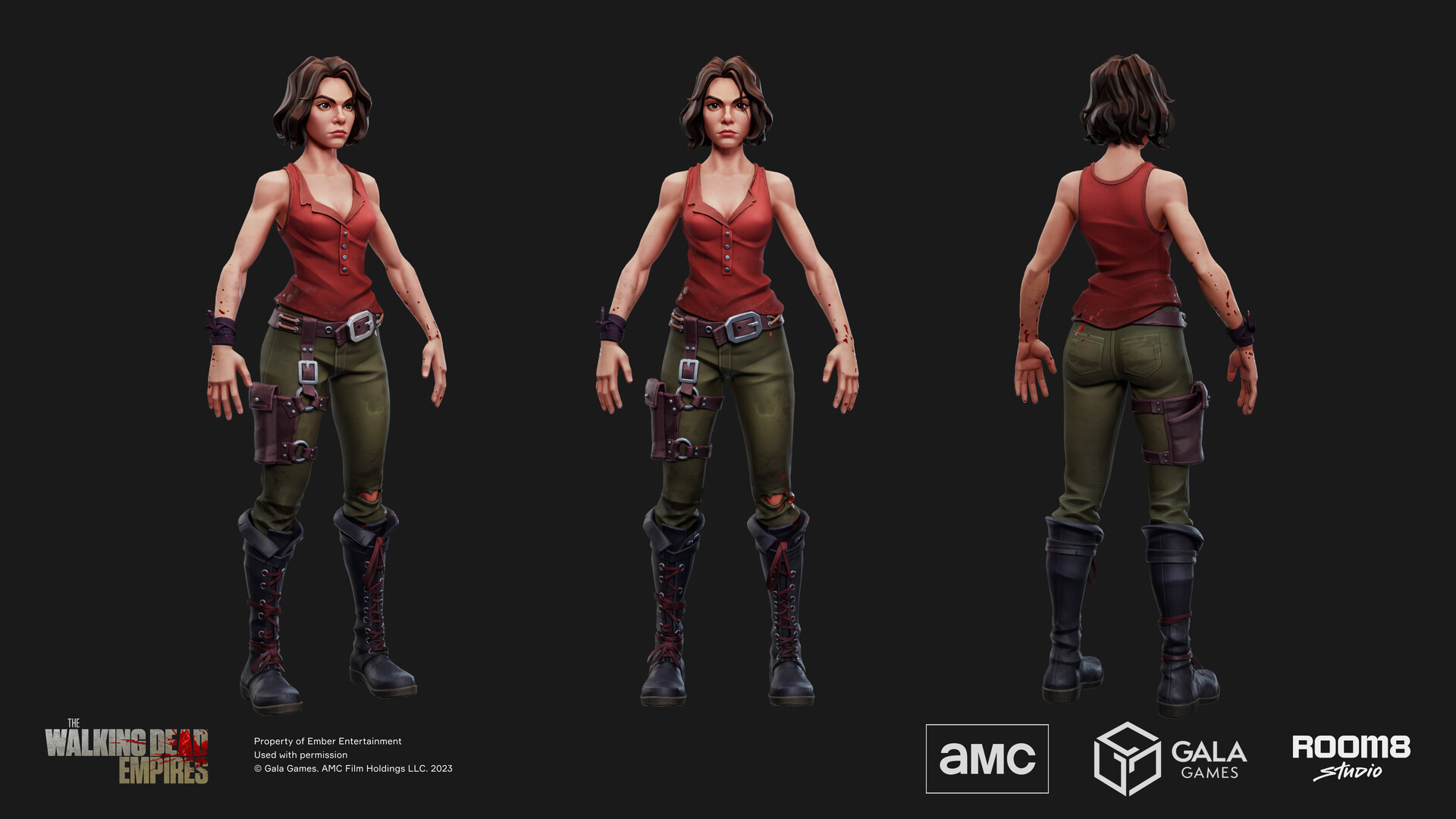 Room 8 Studio - Portfolio - Maggie (The Walking Dead: Empires)