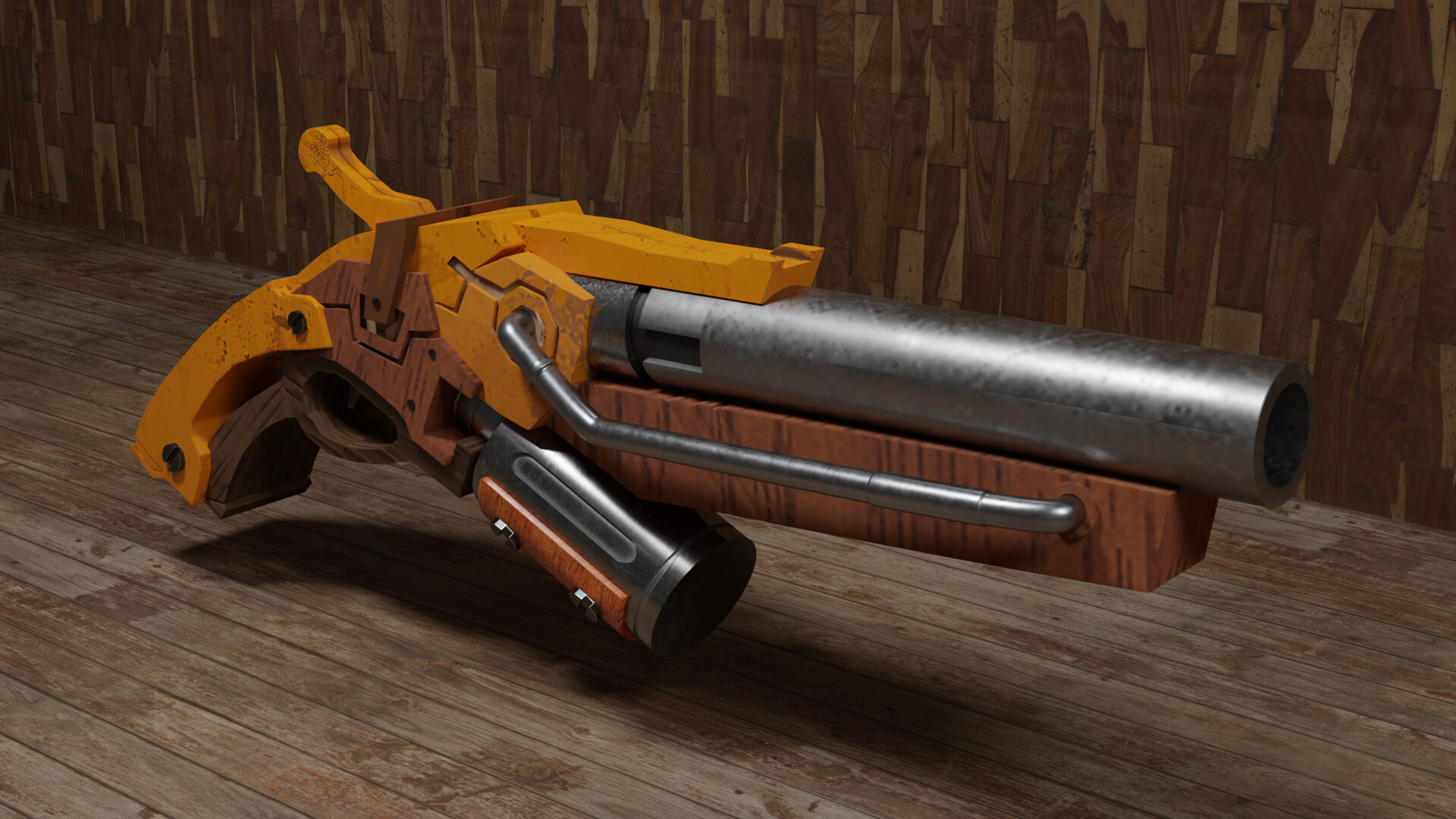 ArtStation - Wood Gun
