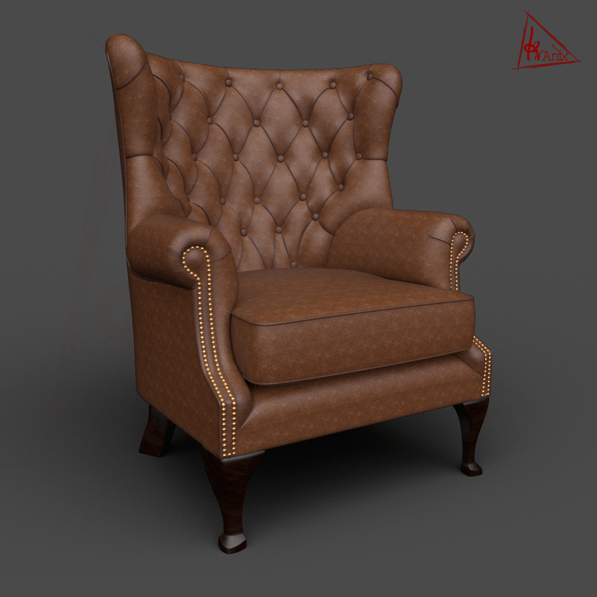 ArtStation - Arm Chair Modeling Texturing