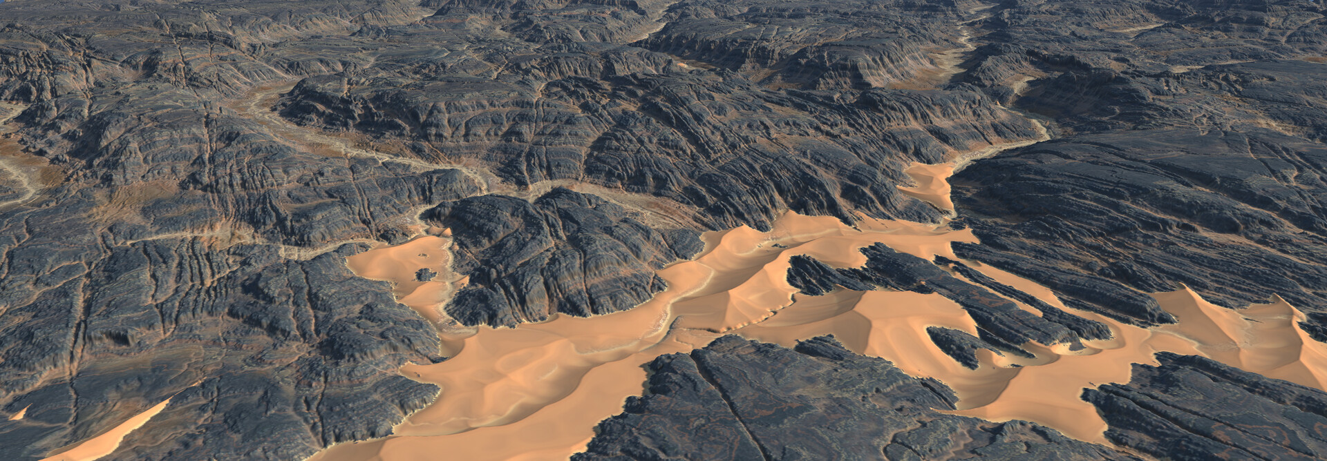 ArtStation - Desert rock study