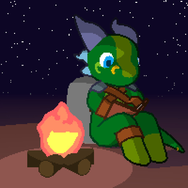 ArtStation - Night reading