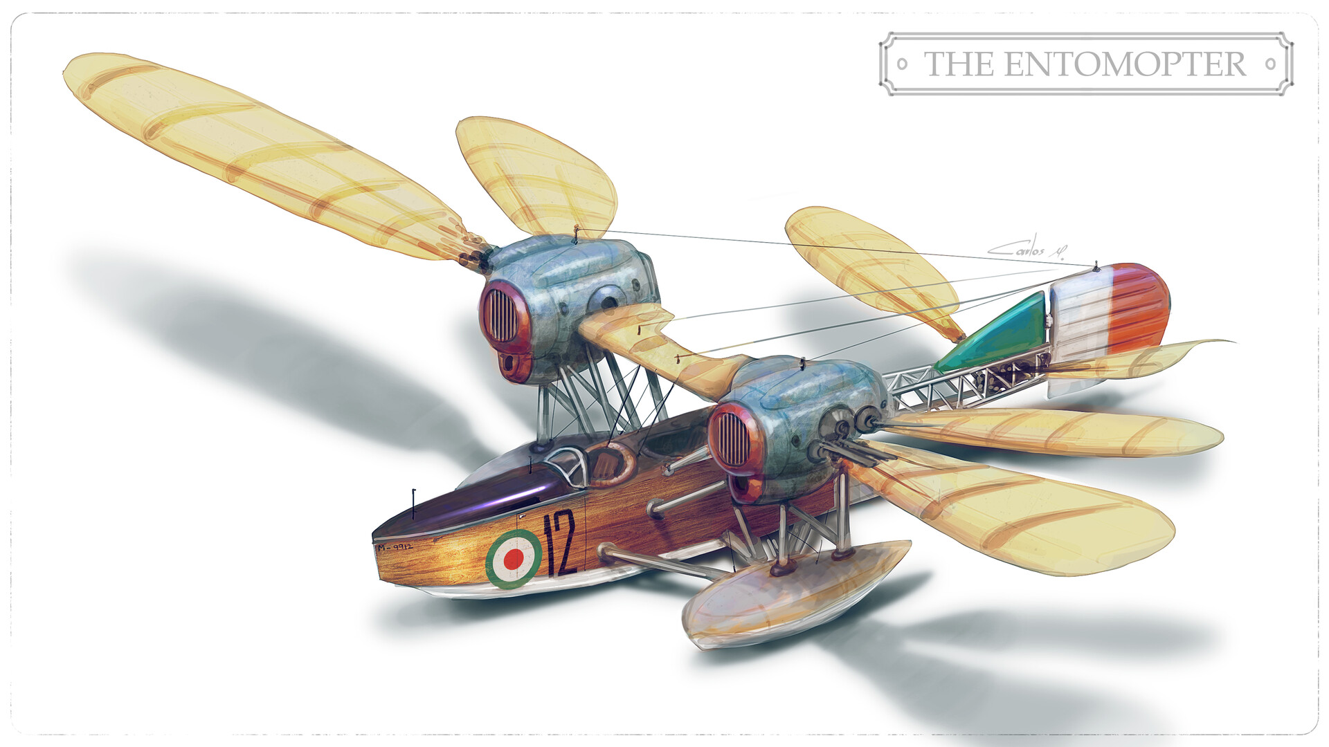 ArtStation - THE ENTOMOPTER - VEHICLE DESIGN PROJECT