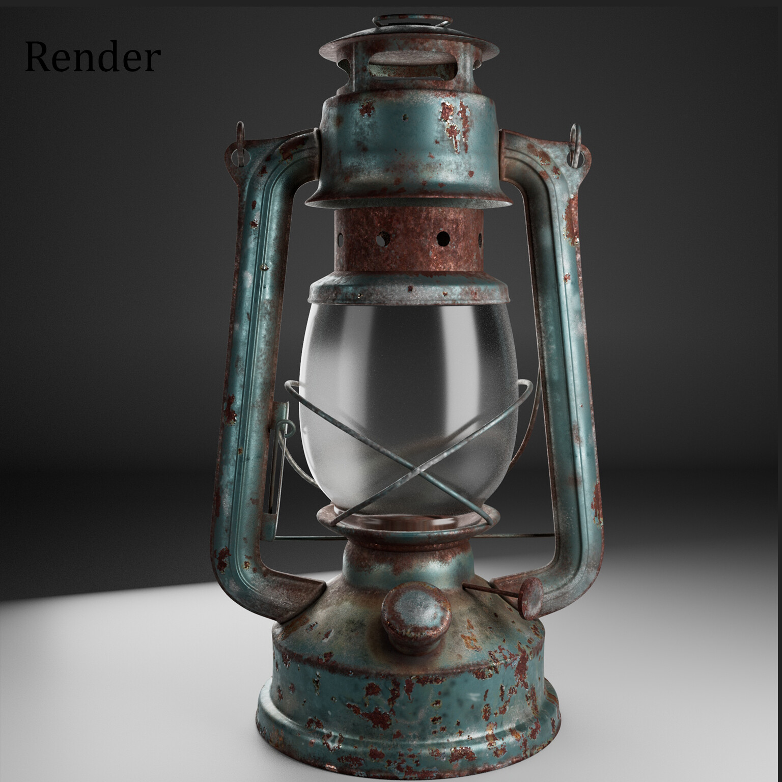 ArtStation - Kerosene Lantern ||3d Modeling & Texturing