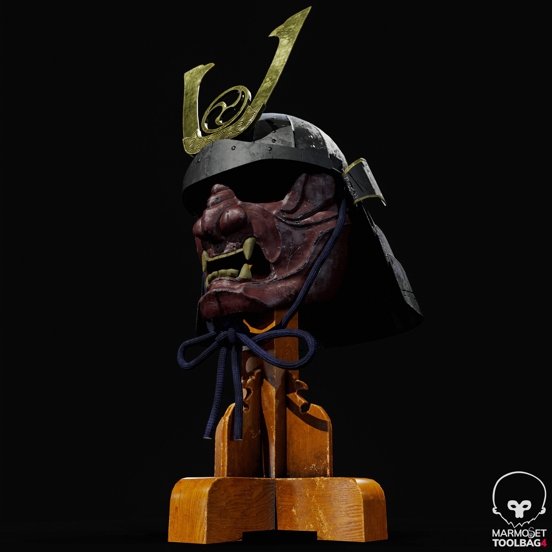 ArtStation - Samurai kabuto